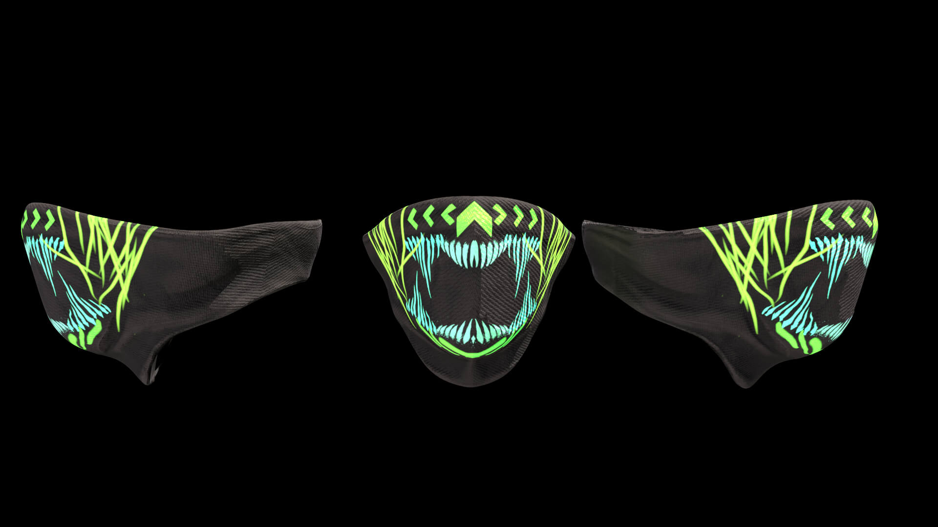 Punk Masks Pack 1 - 3D Model by Valeria Miller