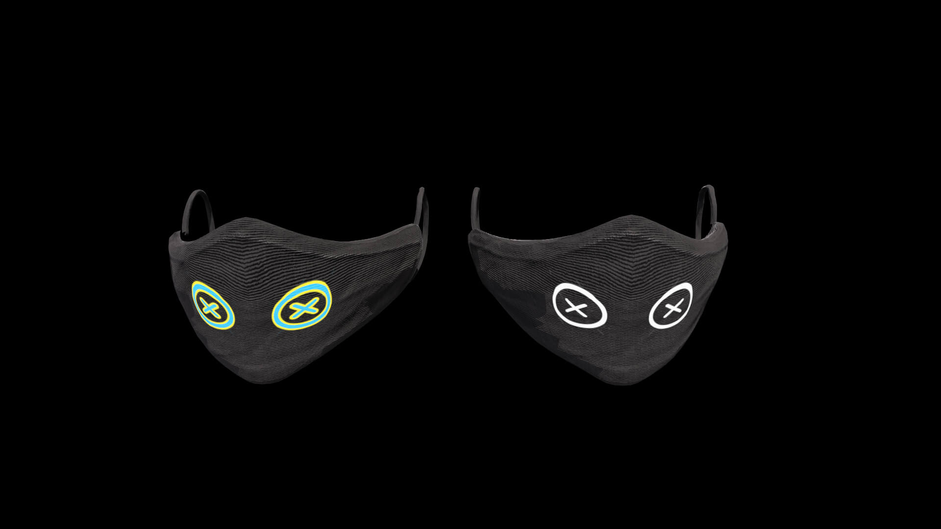 Punk Masks Pack 1 - 3D Model by Valeria Miller