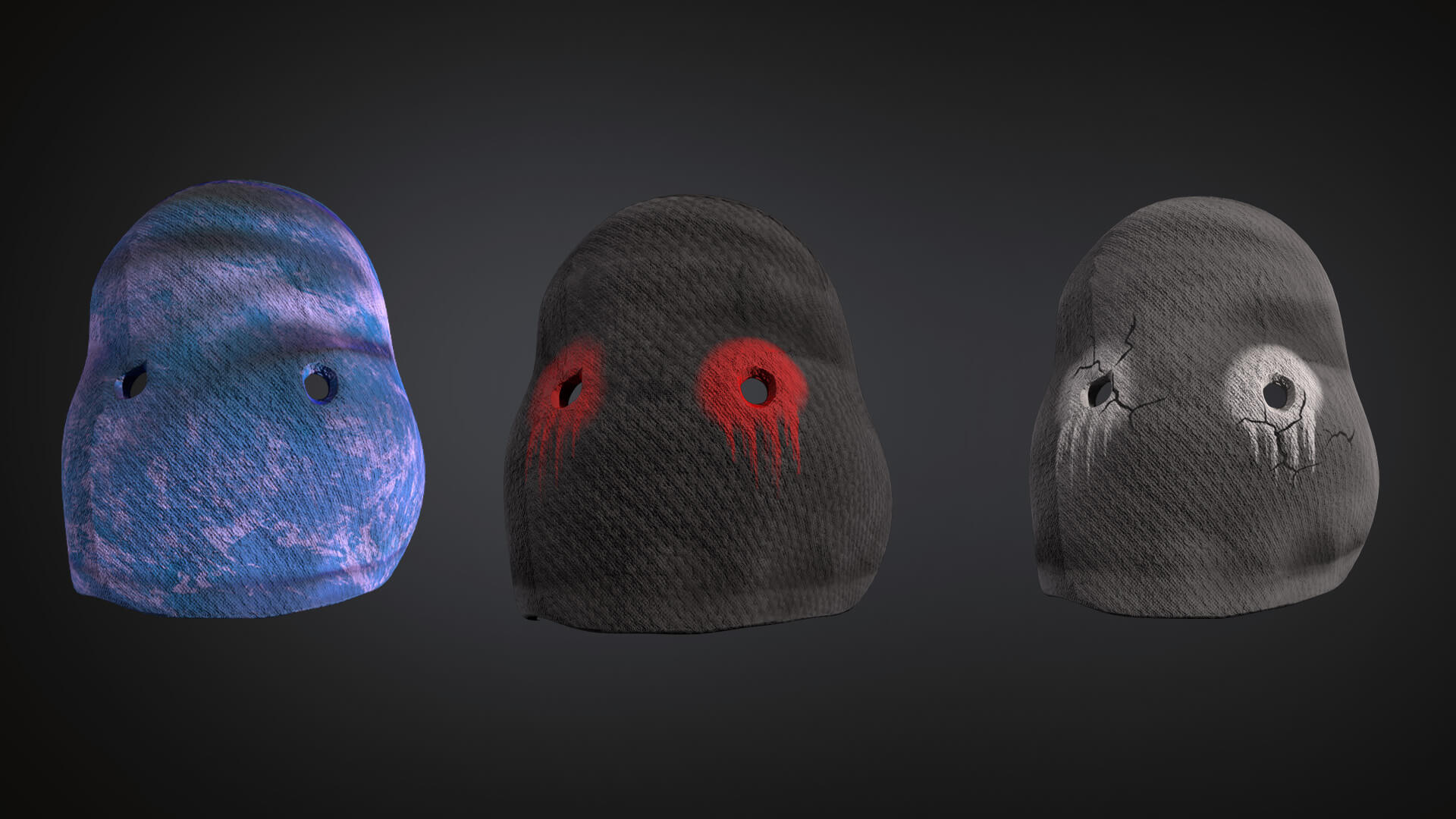 Punk Masks Pack (20 Masks) - 3D Model by Valeria Miller