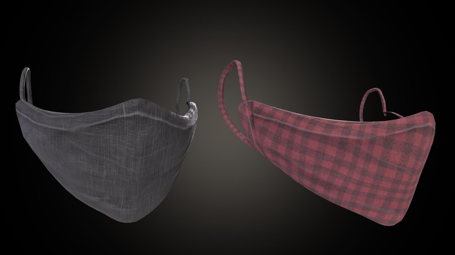 Punk Masks Pack (20 Masks) - 3D Model by Valeria Miller