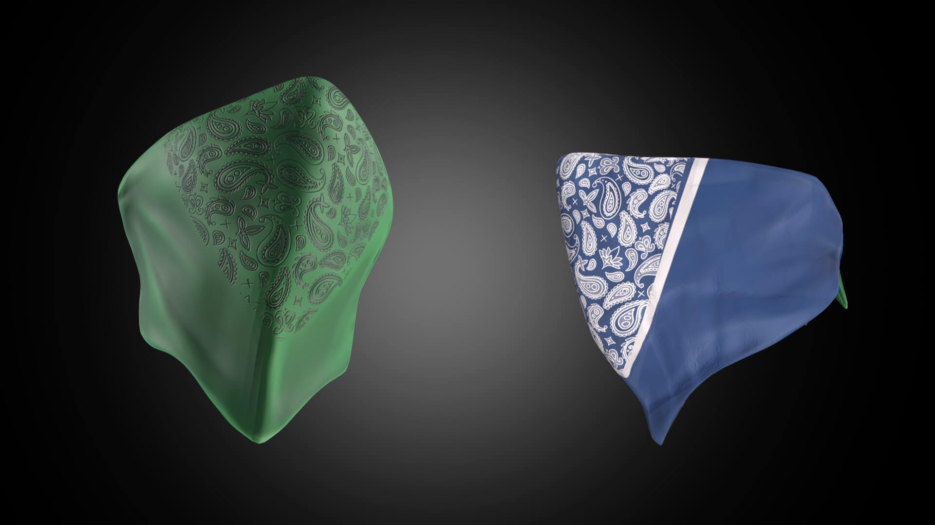 Punk Masks Pack (20 Masks) - 3D Model by Valeria Miller