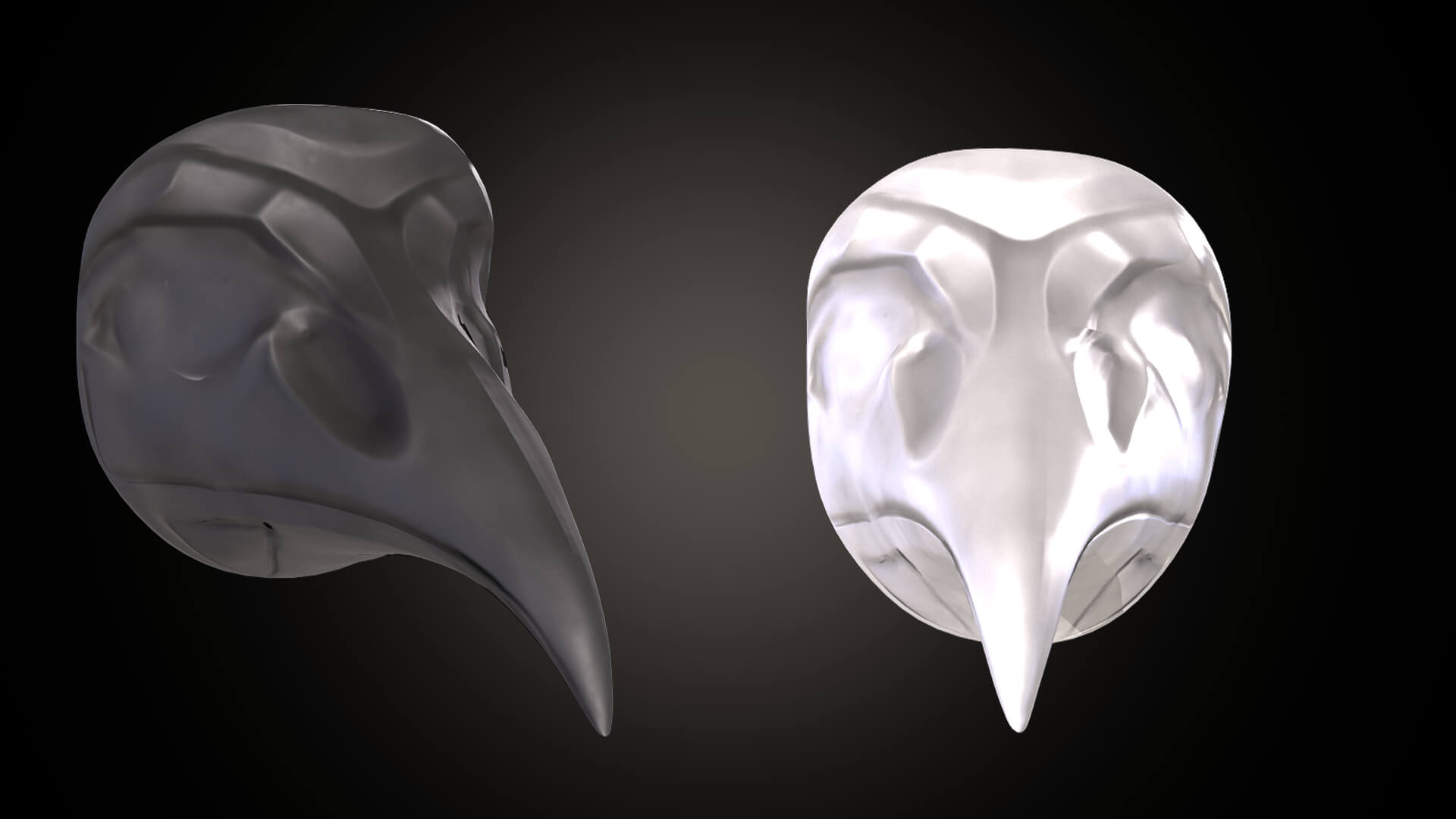 Punk Masks Pack (20 Masks) - 3D Model by Valeria Miller