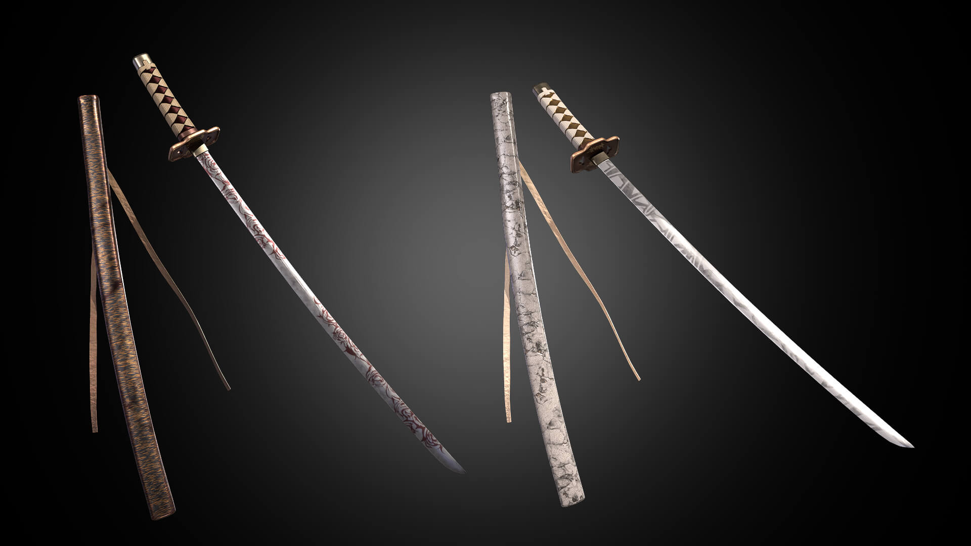 Unarmed Samurai - 3D Model by Valeria Miller