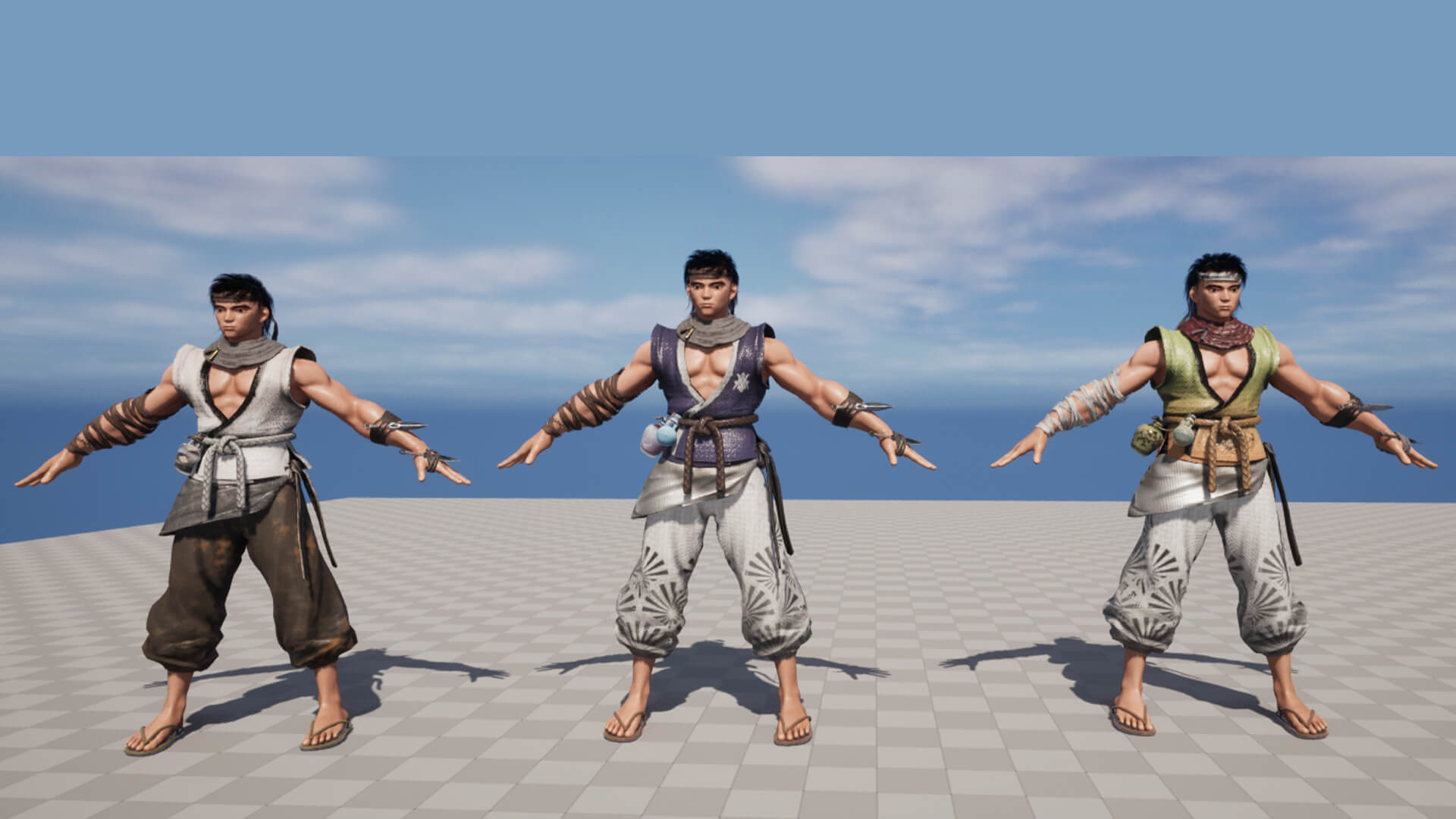 Unarmed Samurai - 3D Model by Valeria Miller
