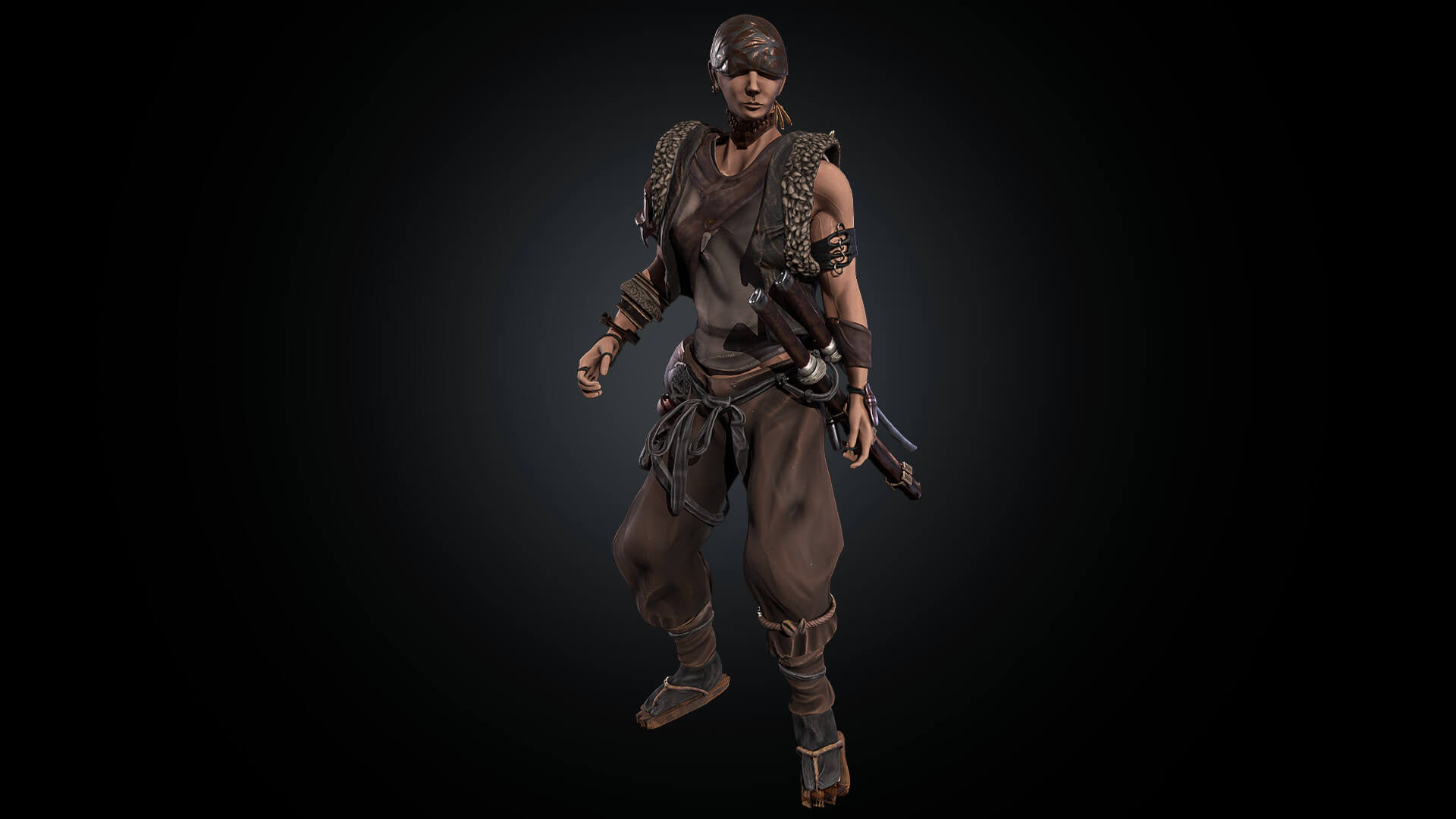 Samurai Brawler - 3D Model by Valeria Miller