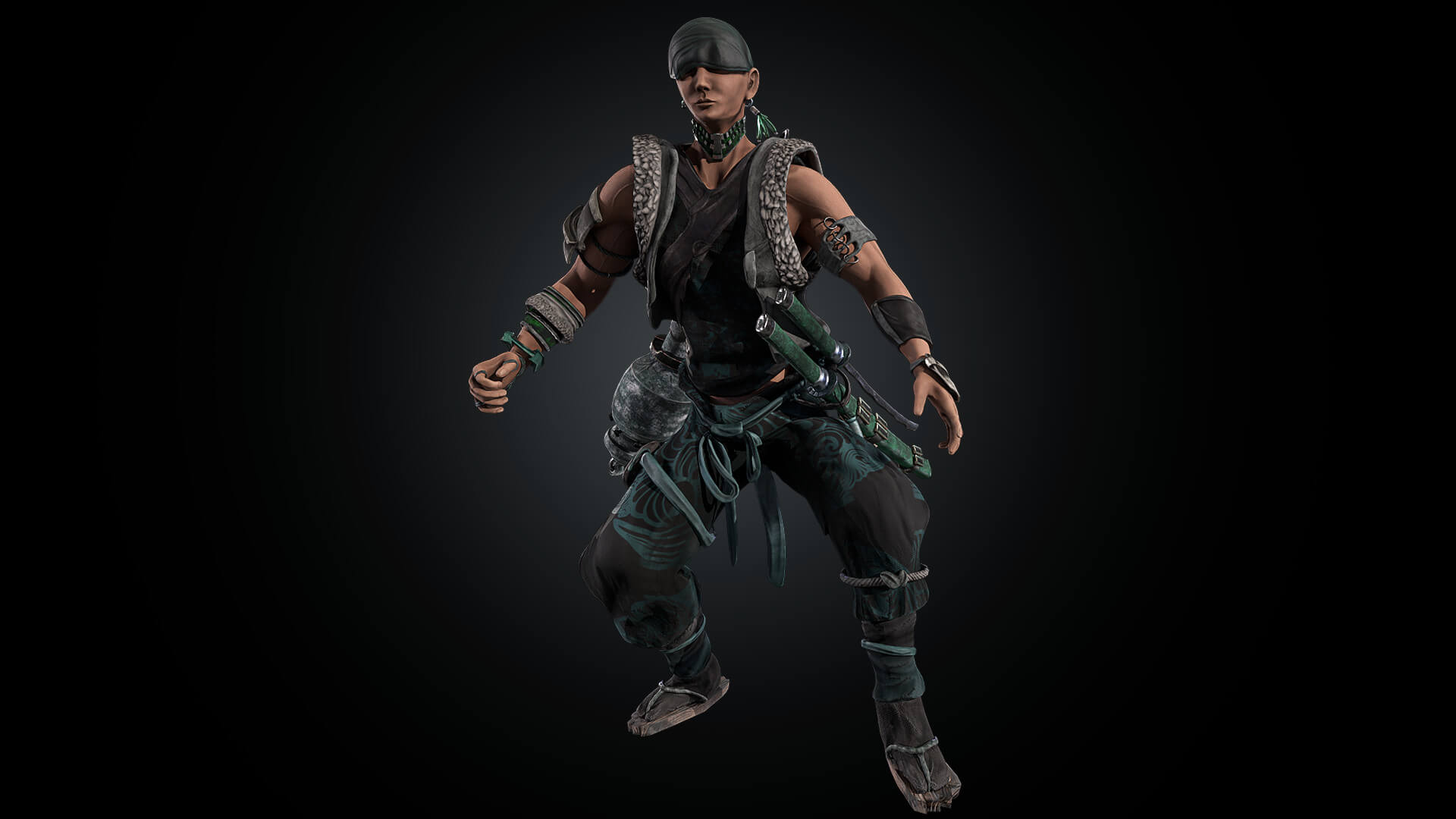 Samurai Brawler - 3D Model by Valeria Miller