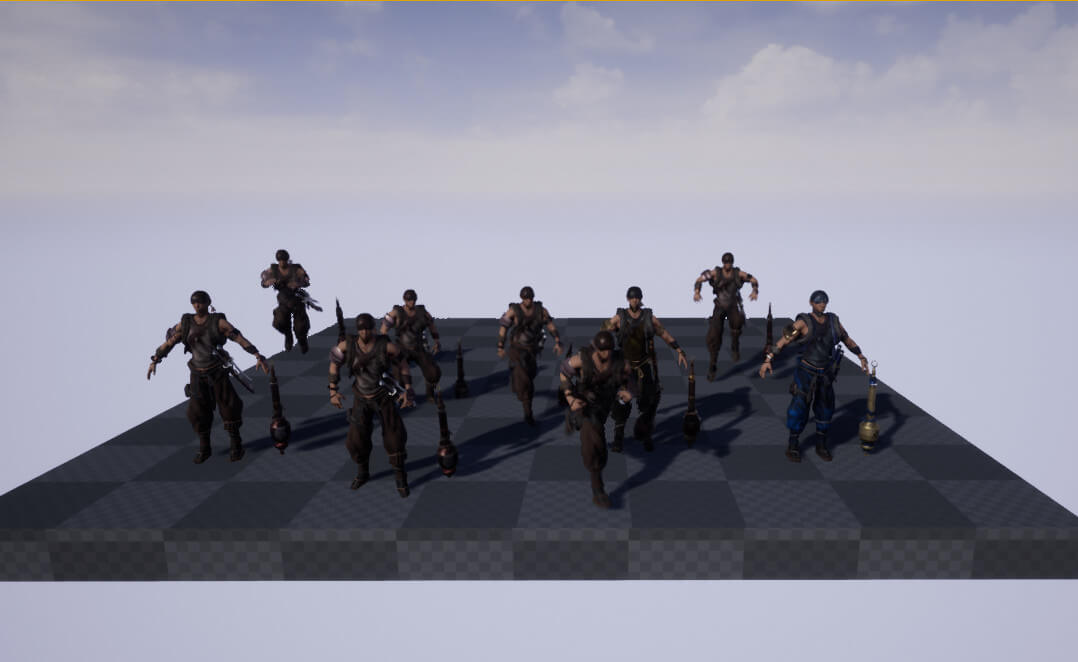 Samurai Brawler - 3D Model by Valeria Miller