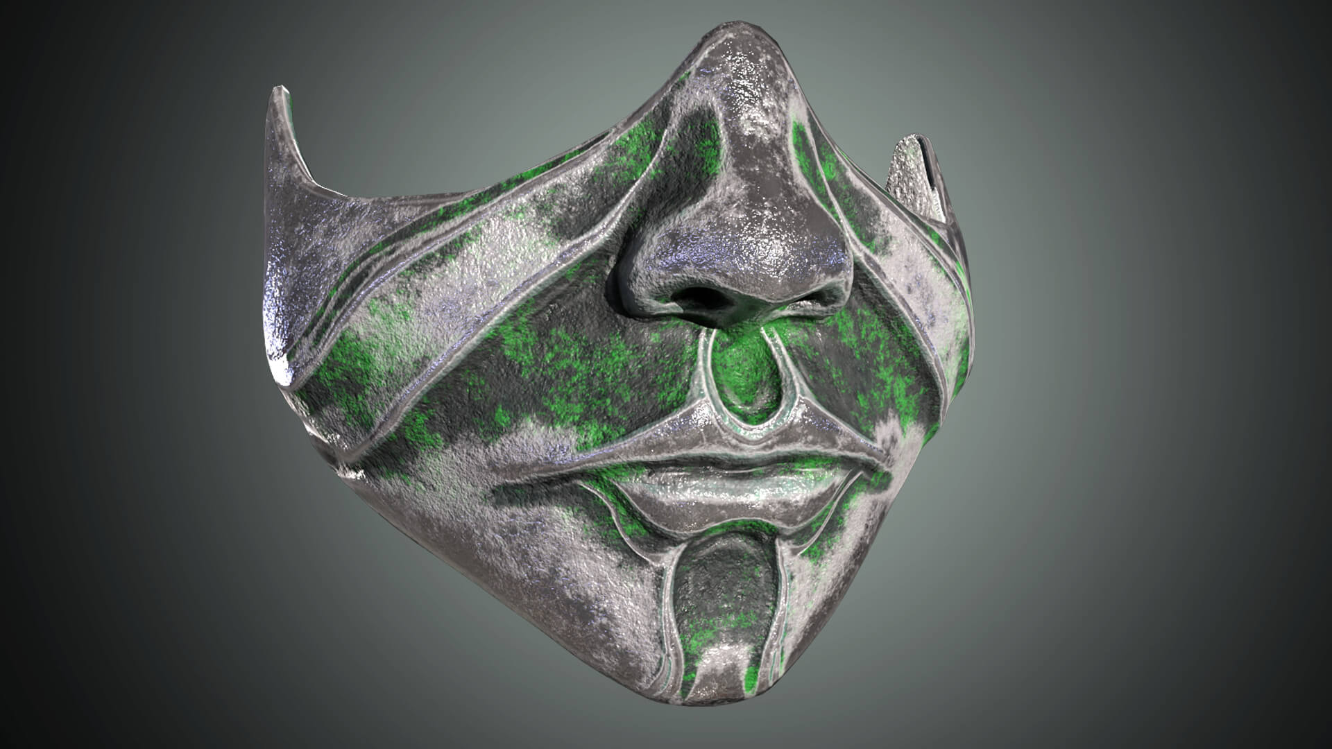 Samurai Masks Pack (5 Masks) - 3D Model by Valeria Miller