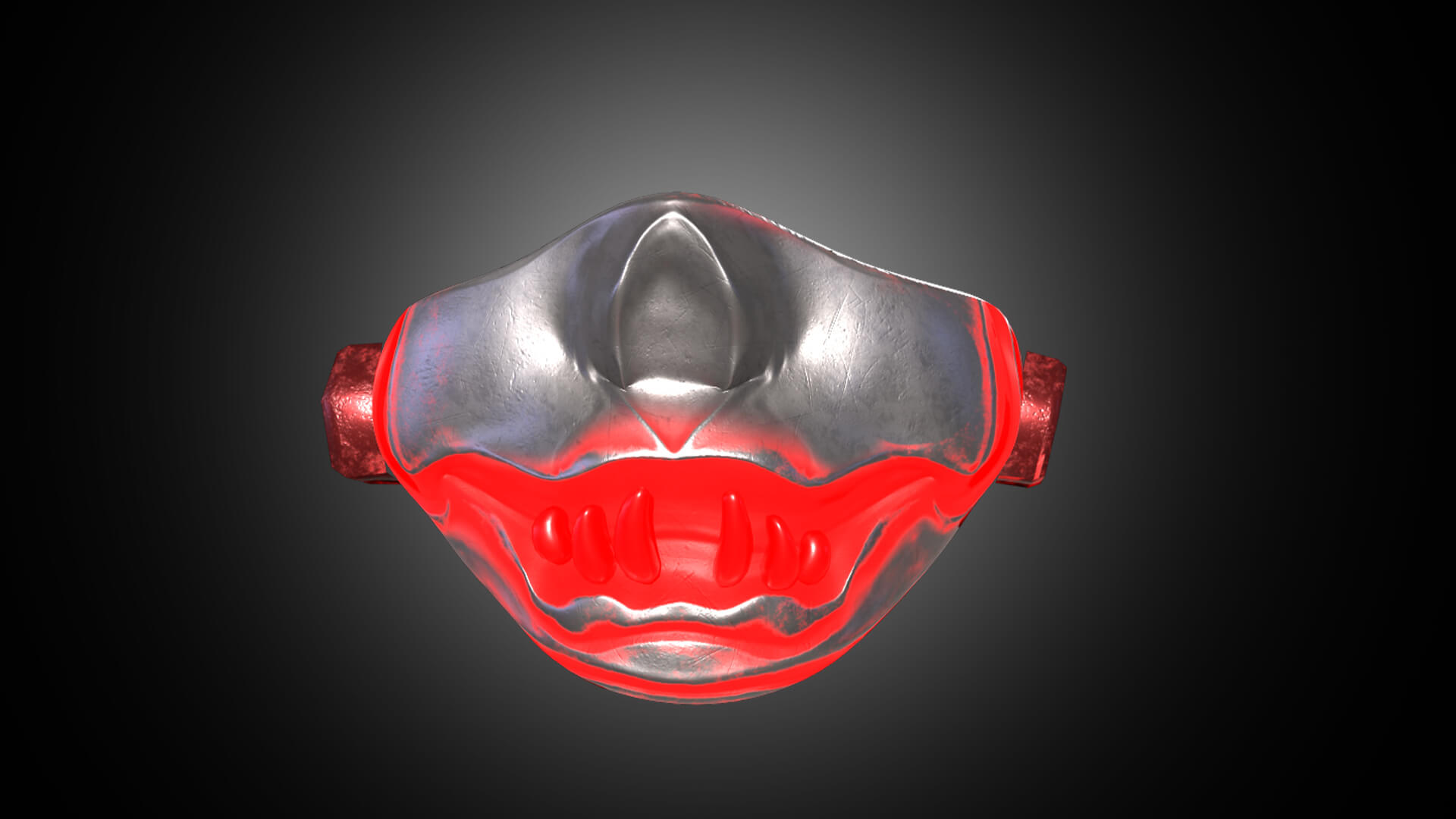 Samurai Masks Pack (5 Masks) - 3D Model by Valeria Miller