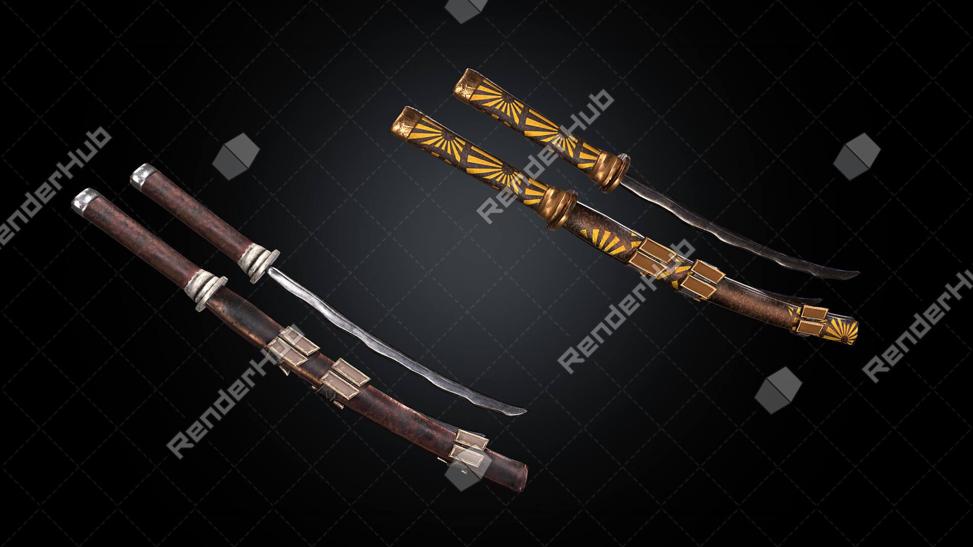 Samurai Brawler Render Images - Stock Image by Valeria Miller