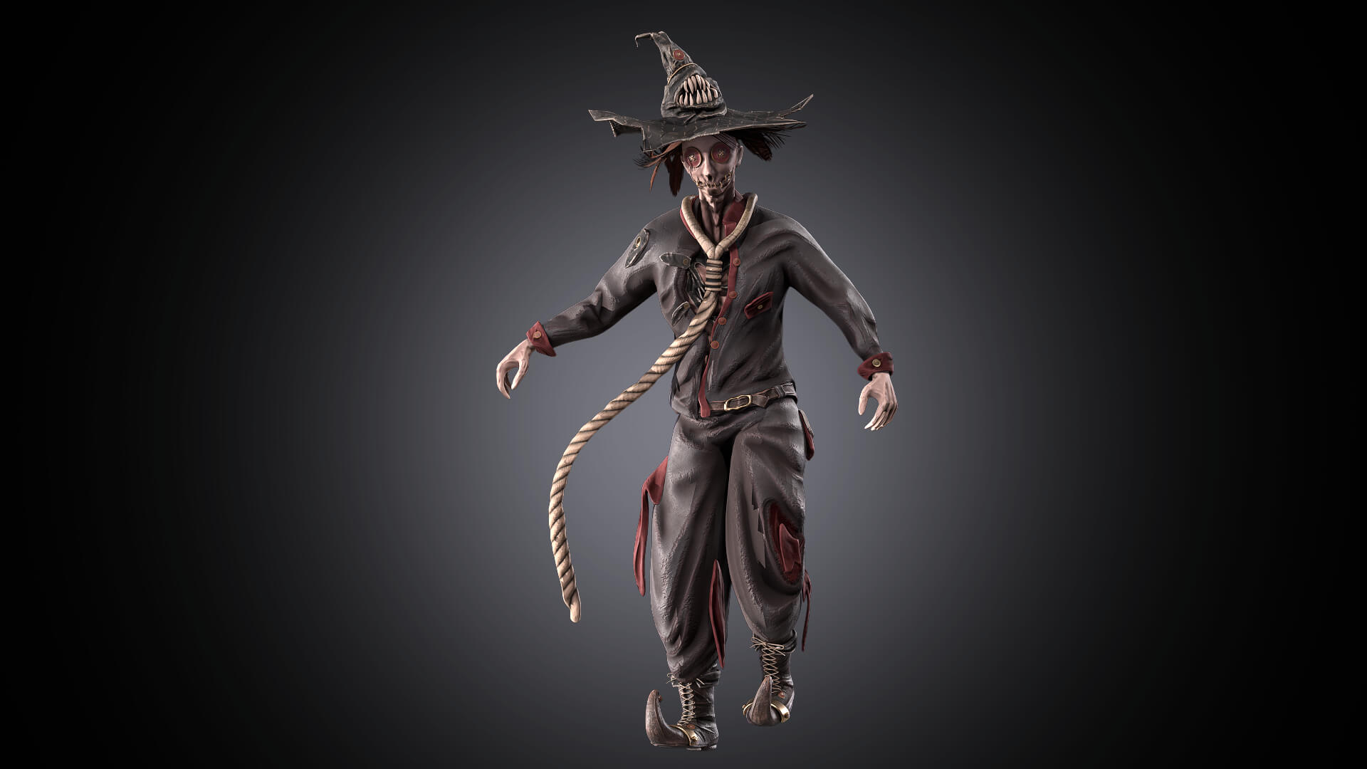 Scarecrow Monster - 3D Model by Valeria Miller