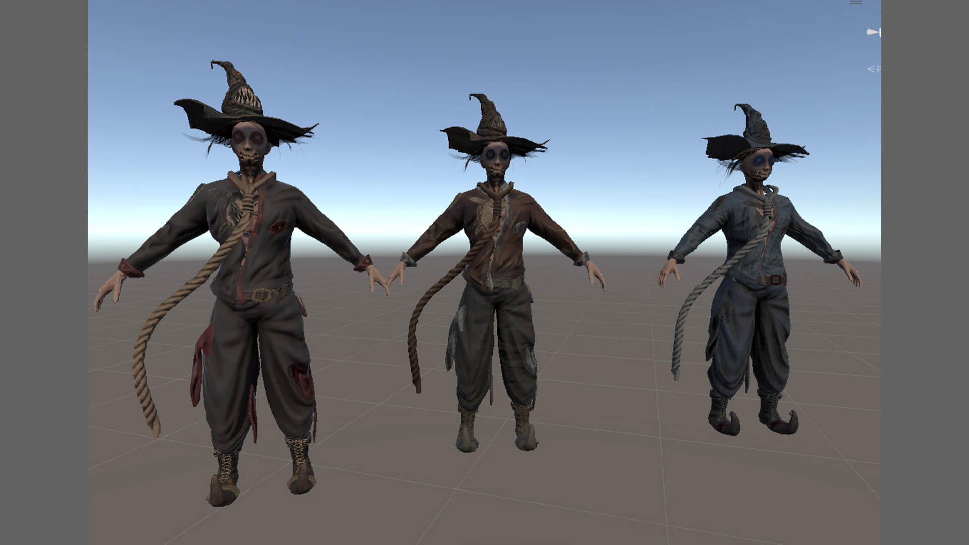 Scarecrow Monster - 3D Model by Valeria Miller