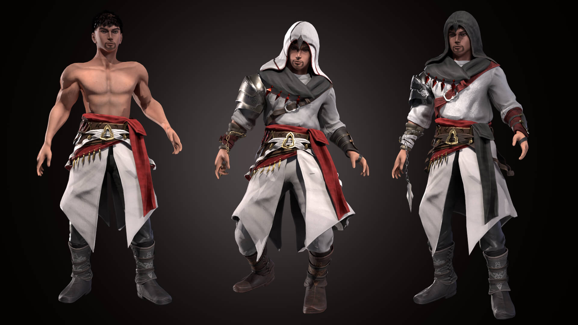 Silent Assassin - 3D Model by Valeria Miller