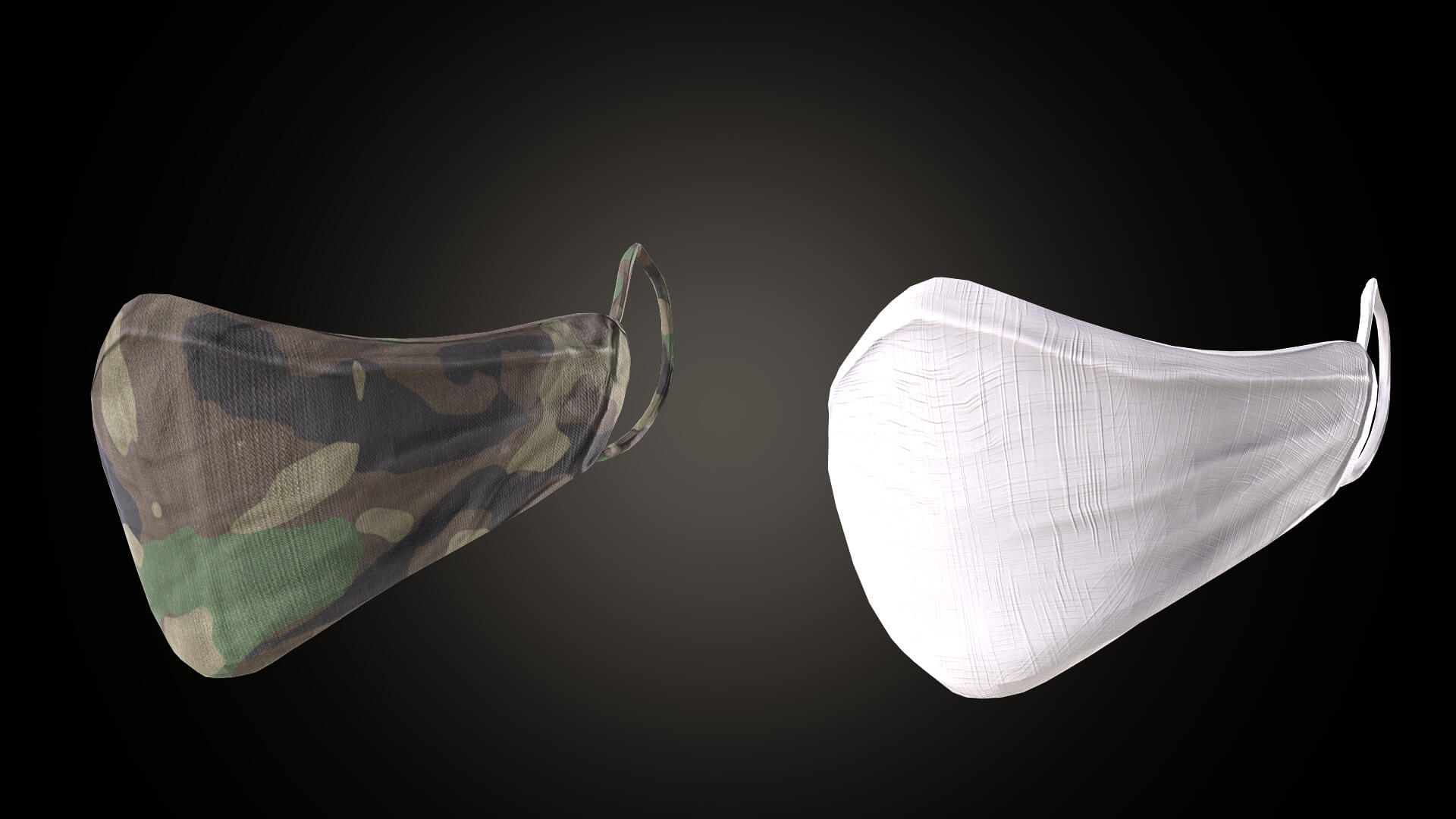 Standart Mask (4 Skins) - 3D Model by Valeria Miller