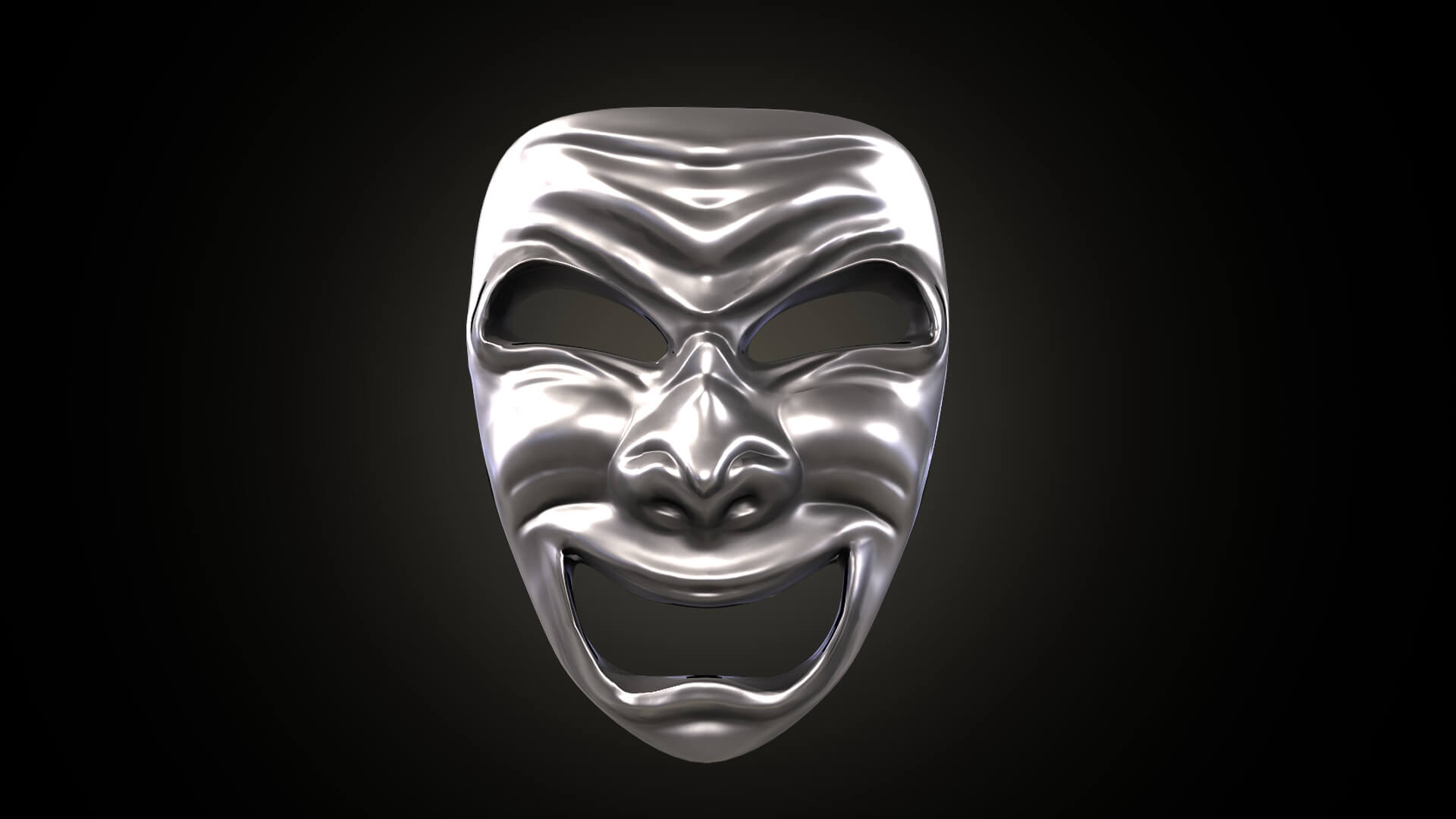 Theater Masks Pack (10 Masks) - 3D Model by Valeria Miller