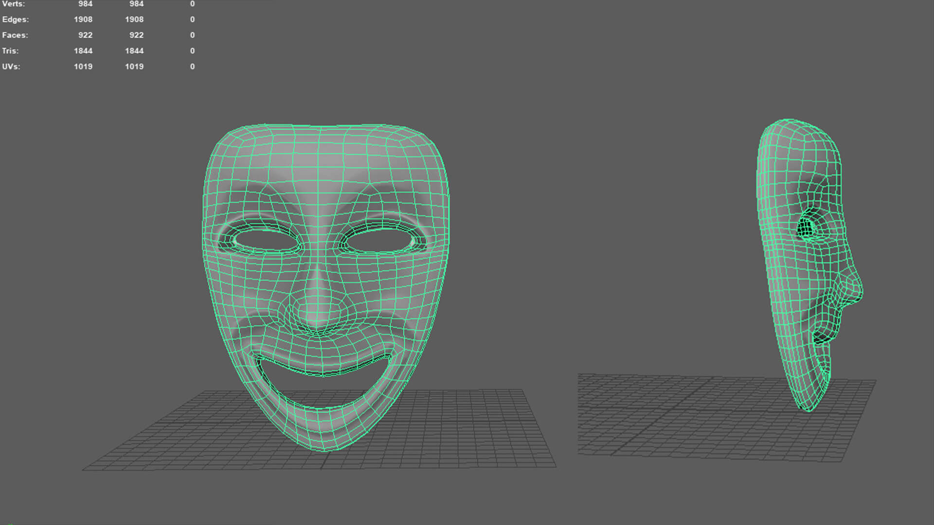 Theater Masks Pack - 3D Model by Valeria Miller