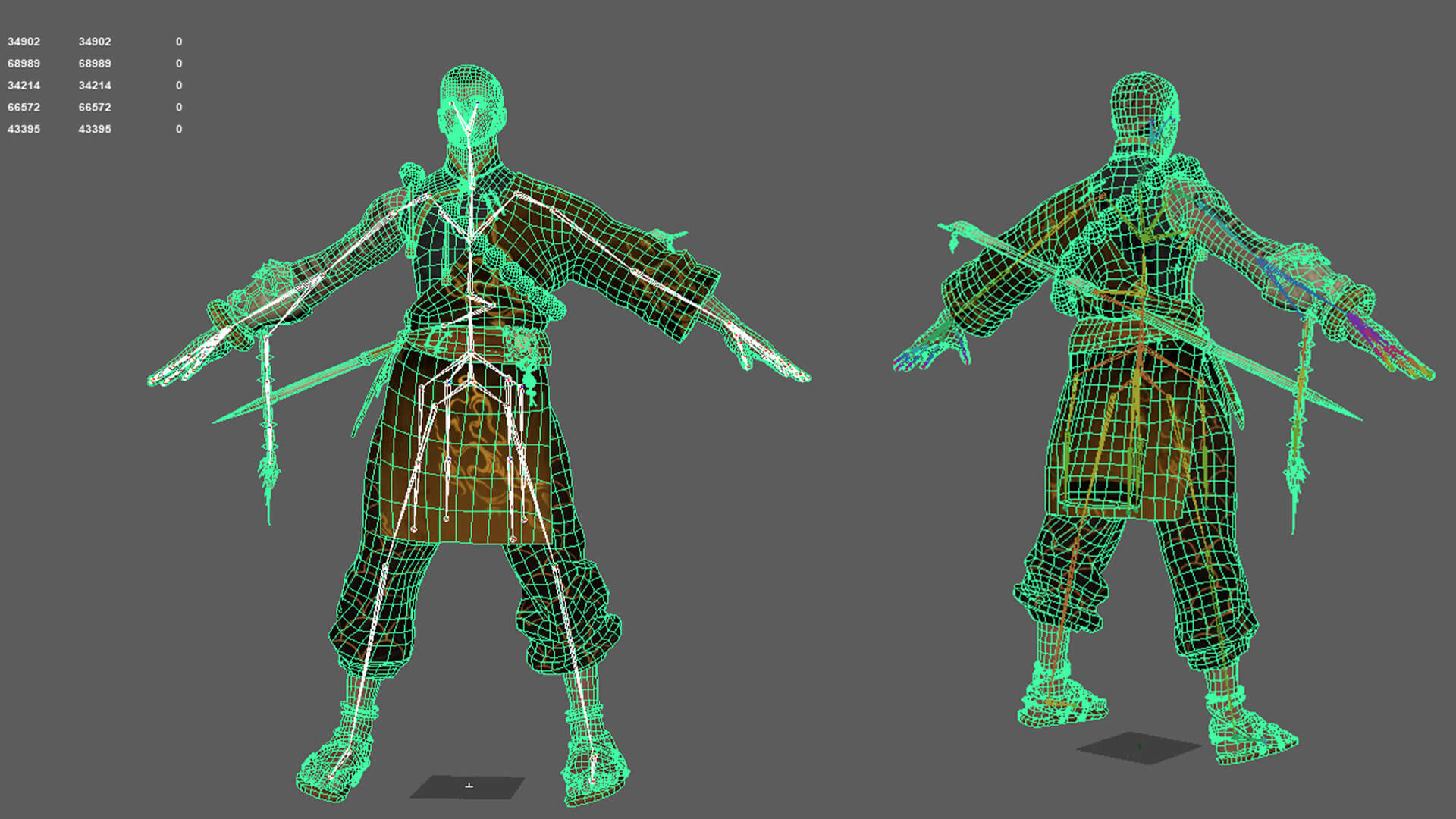 Warrior Monk - 3D Model by Valeria Miller