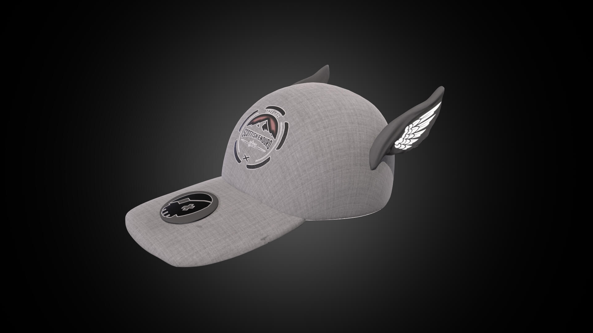 Winged Cap - 5 Skins 3D Model by Valeria Miller