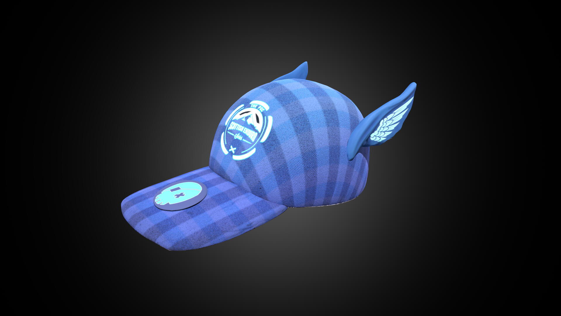 Winged Cap - 5 Skins 3D Model by Valeria Miller