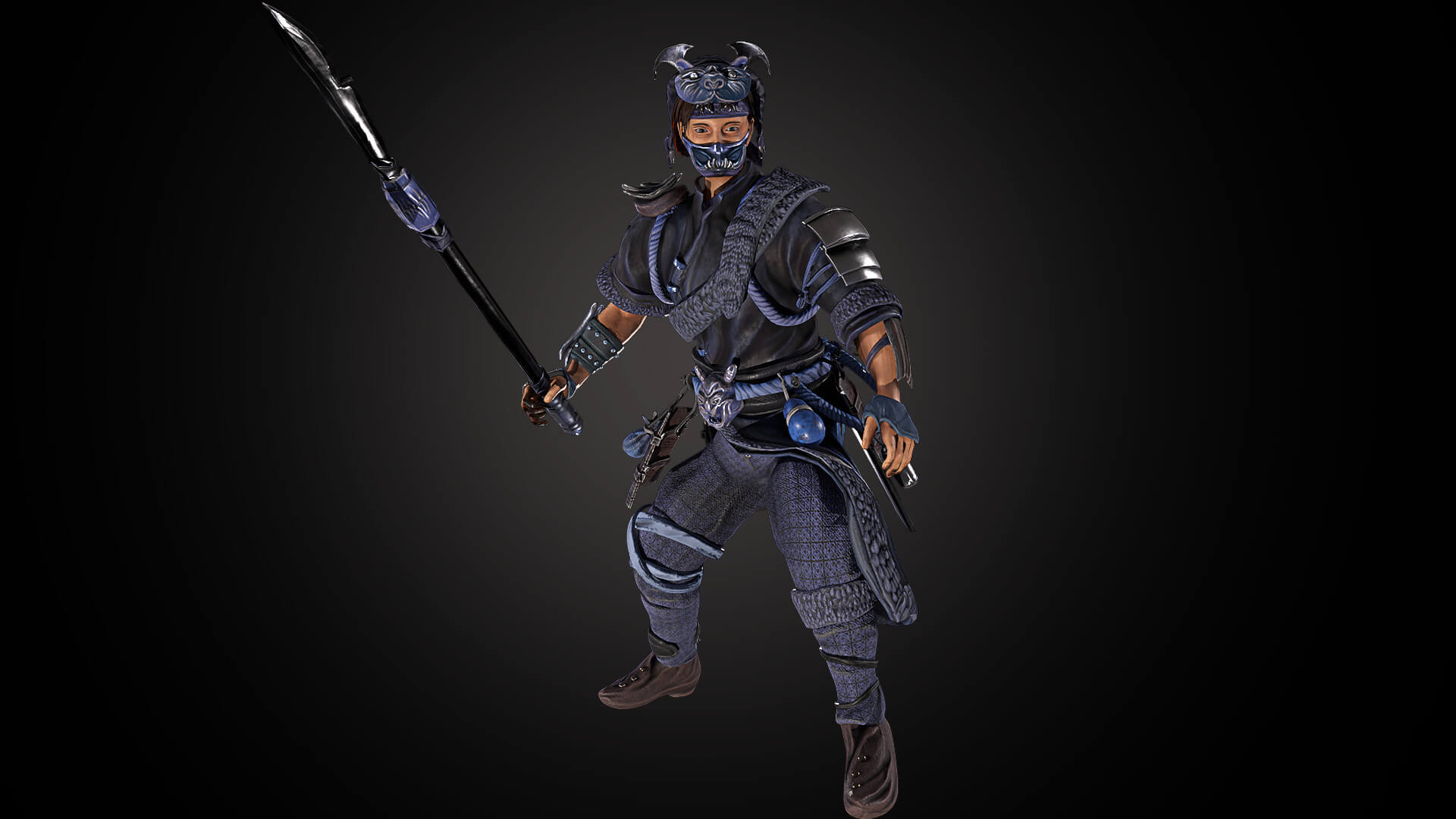 Winter Samurai - 3D Model by Valeria Miller