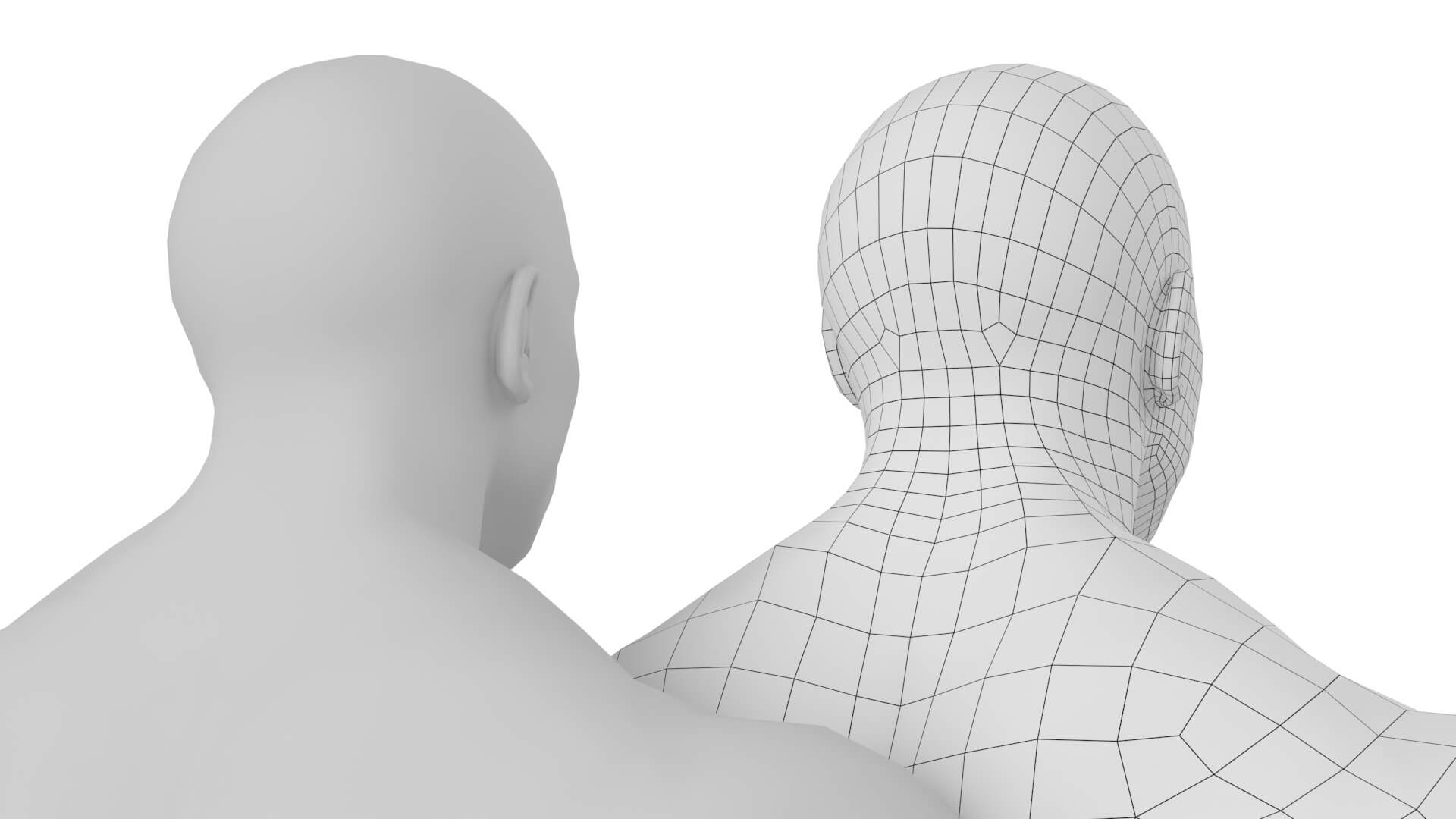 Bodybuilder Male Base Mesh in A-Pose 3D Model by Valerii-Kaliuzhnyi