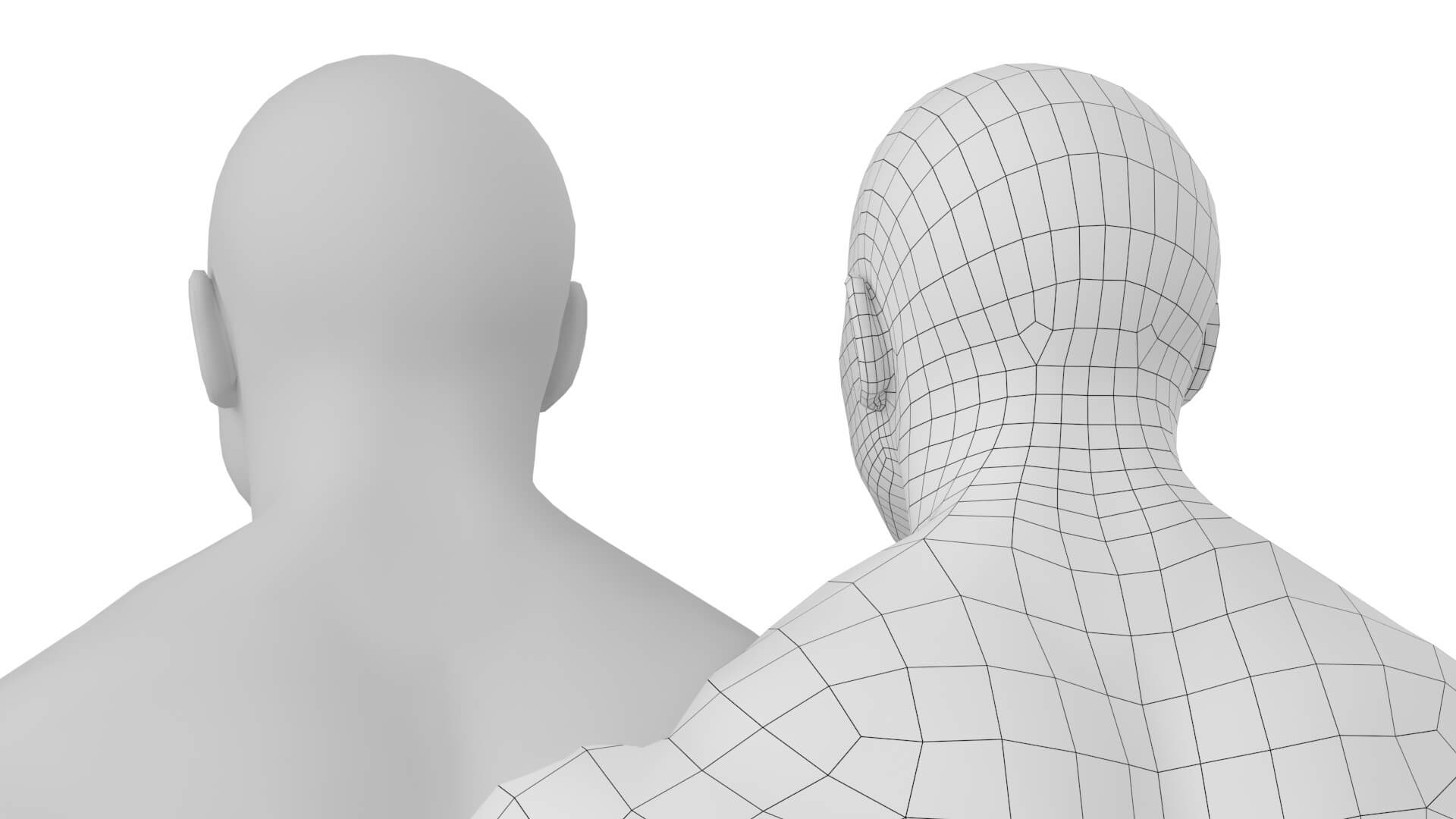 Bodybuilder Male Base Mesh in A-Pose 3D Model by Valerii-Kaliuzhnyi