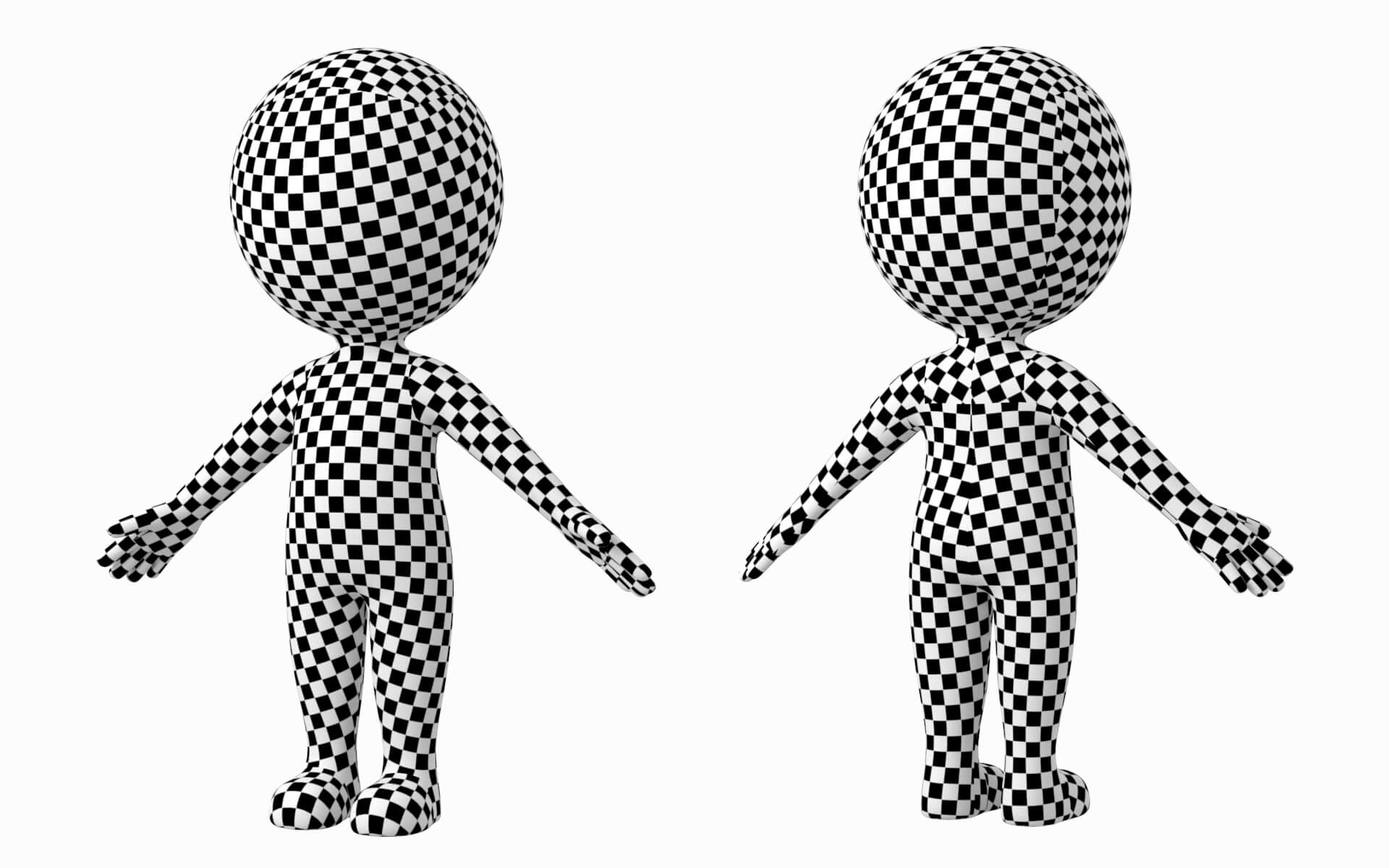 Cute Stylized Stickman in A-Pose 3D Model by Valerii-Kaliuzhnyi