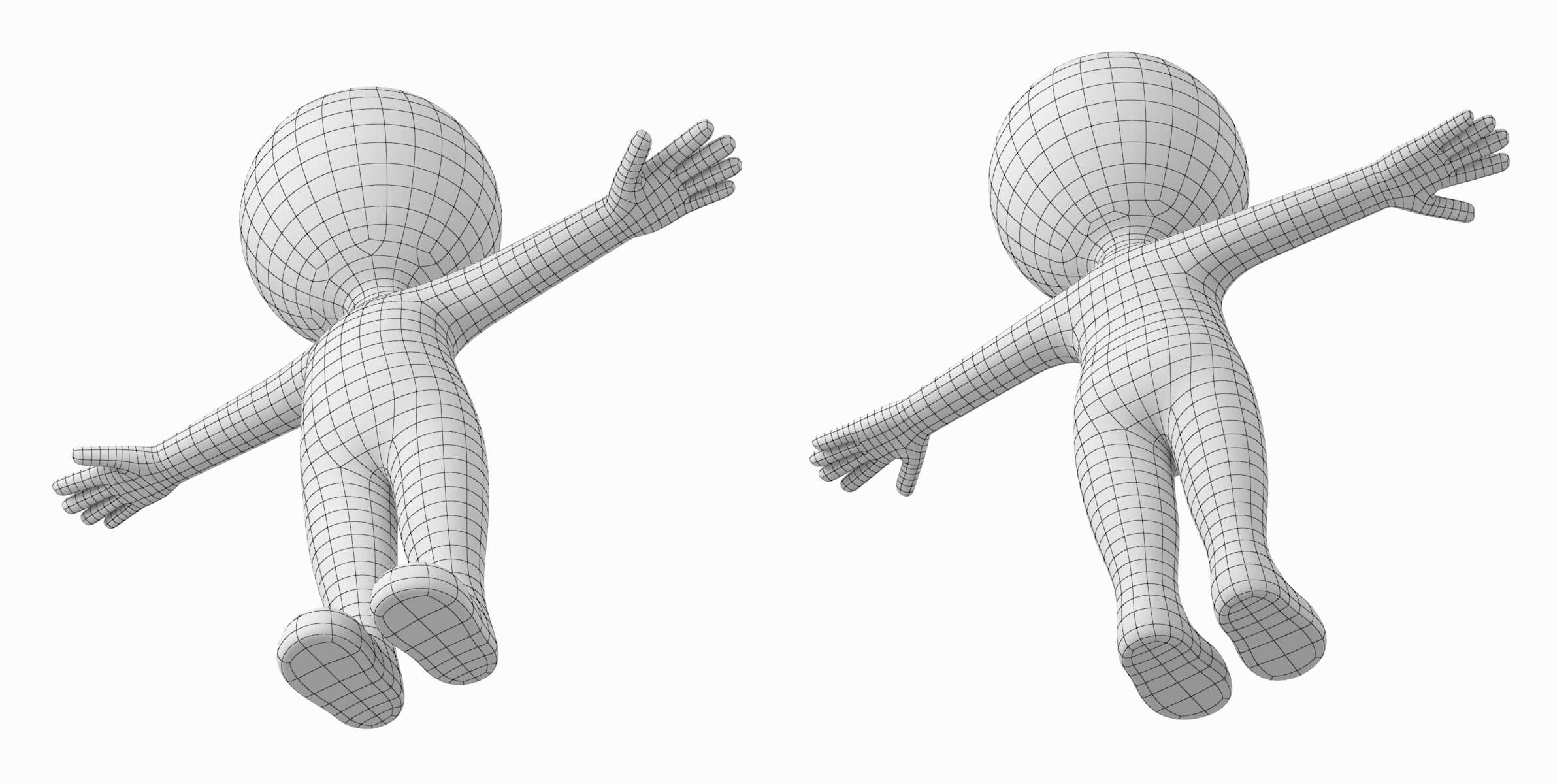 Cute Stylized Stickman in T-Pose 3D Model by Valerii-Kaliuzhnyi