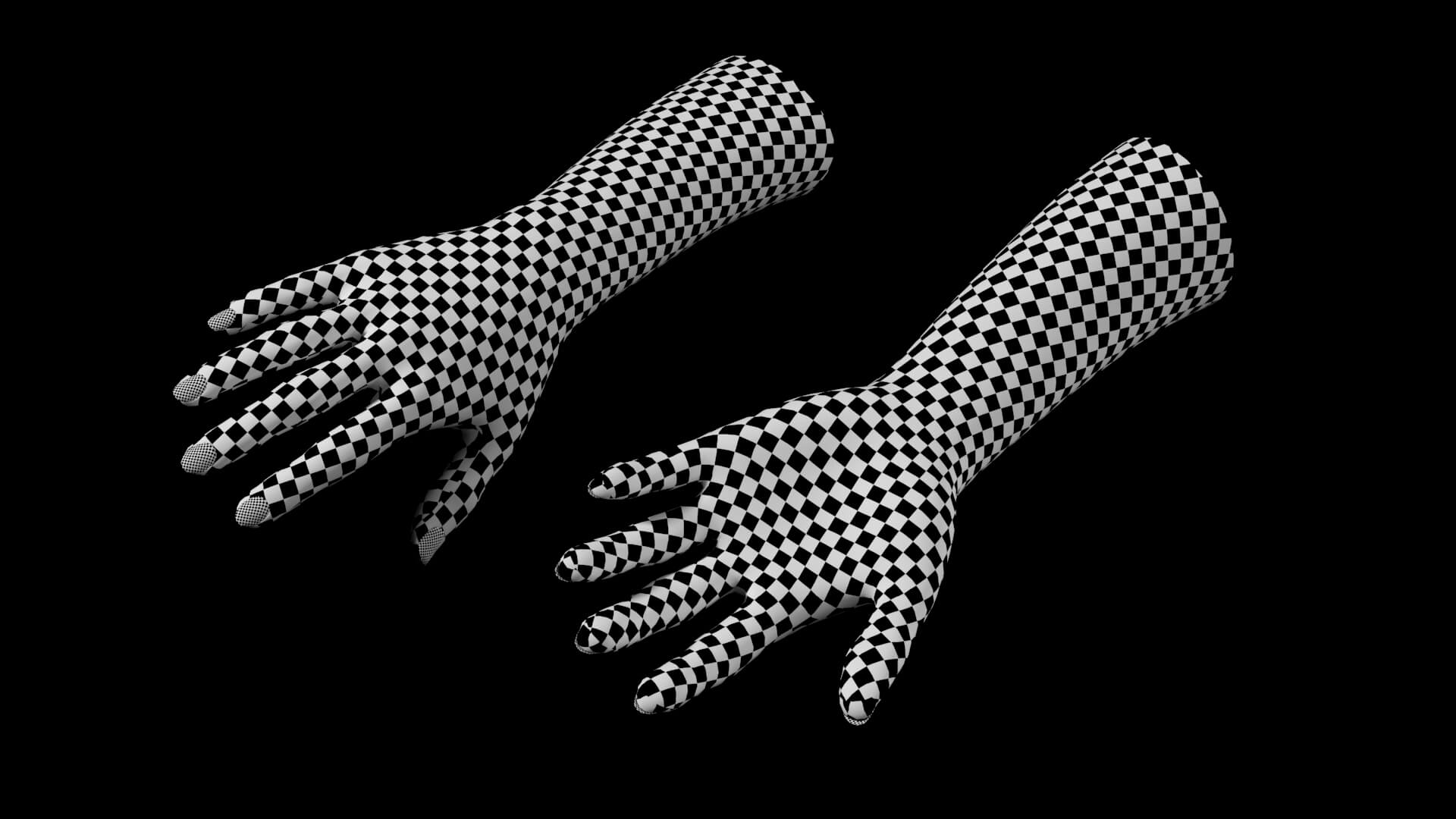 Female Hands Gesture 01 Base Mesh - 3D Model by Valerii-Kaliuzhnyi