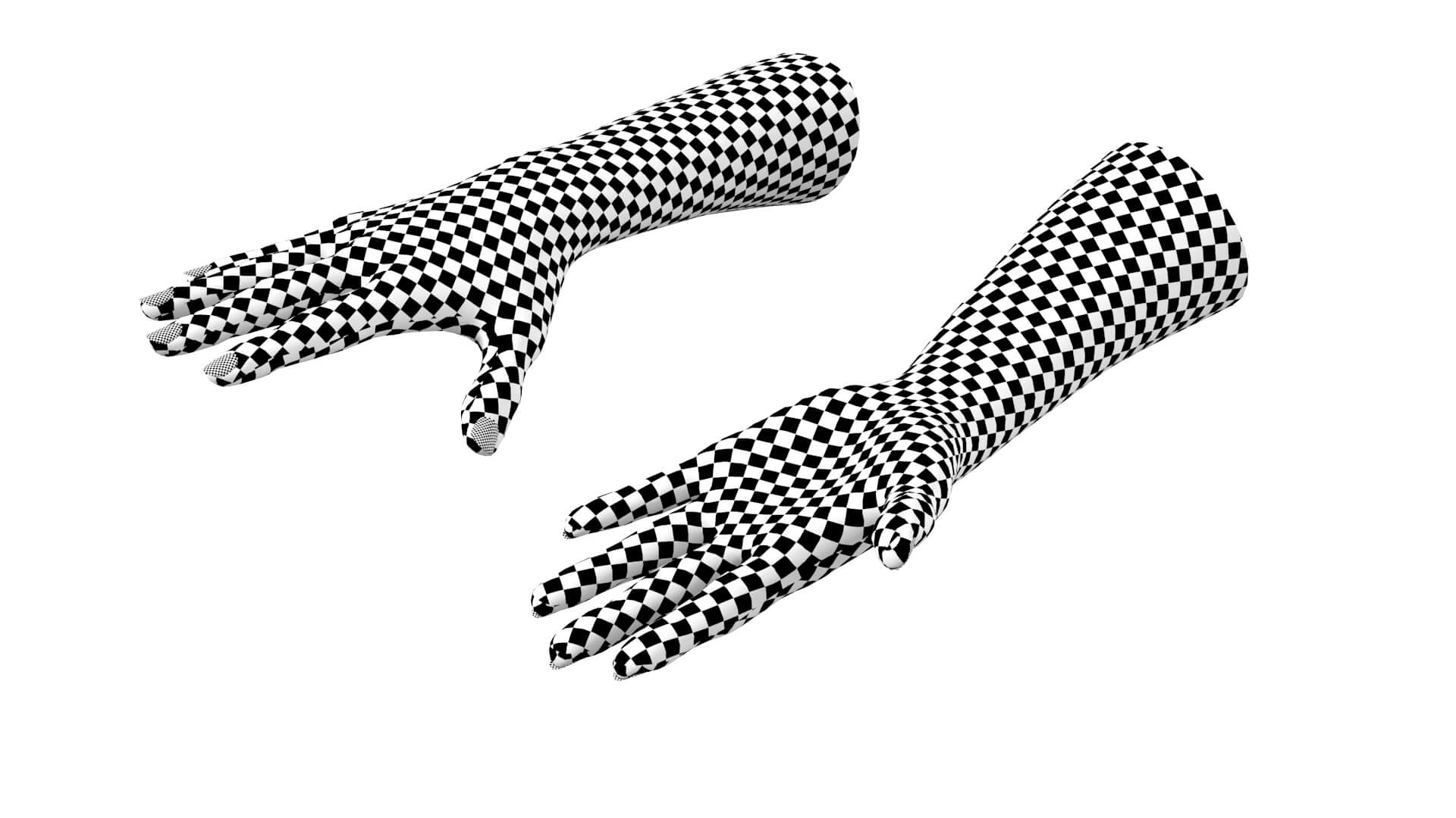 Female Hands Gesture 02 Base Mesh - 3D Model by Valerii-Kaliuzhnyi