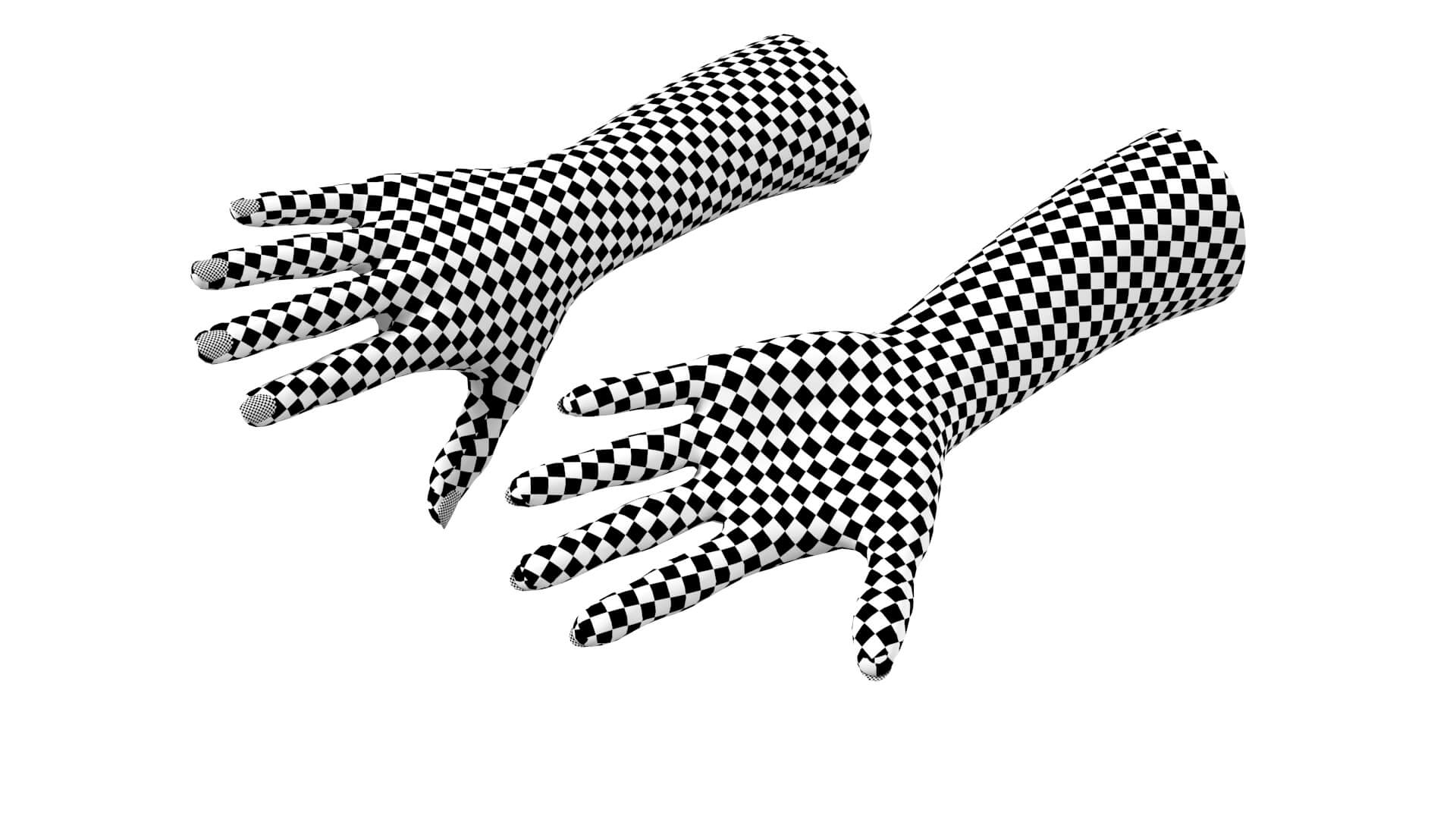 Female Hands Gesture 02 Base Mesh - 3D Model by Valerii-Kaliuzhnyi