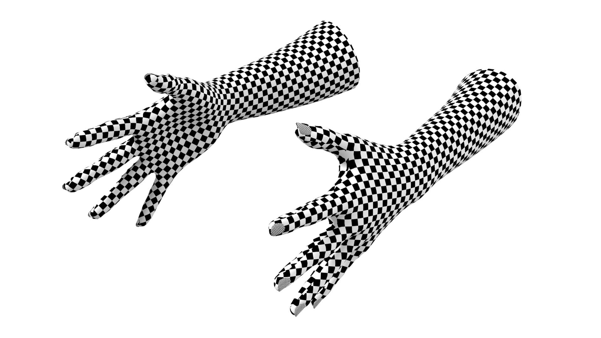 Female Hands Gesture 03 Base Mesh - 3D Model by Valerii-Kaliuzhnyi