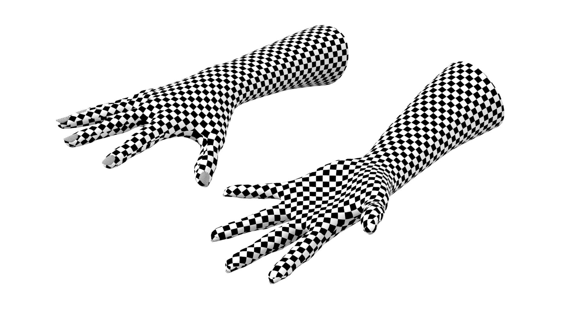 Female Hands Gesture 03 Base Mesh - 3D Model by Valerii-Kaliuzhnyi