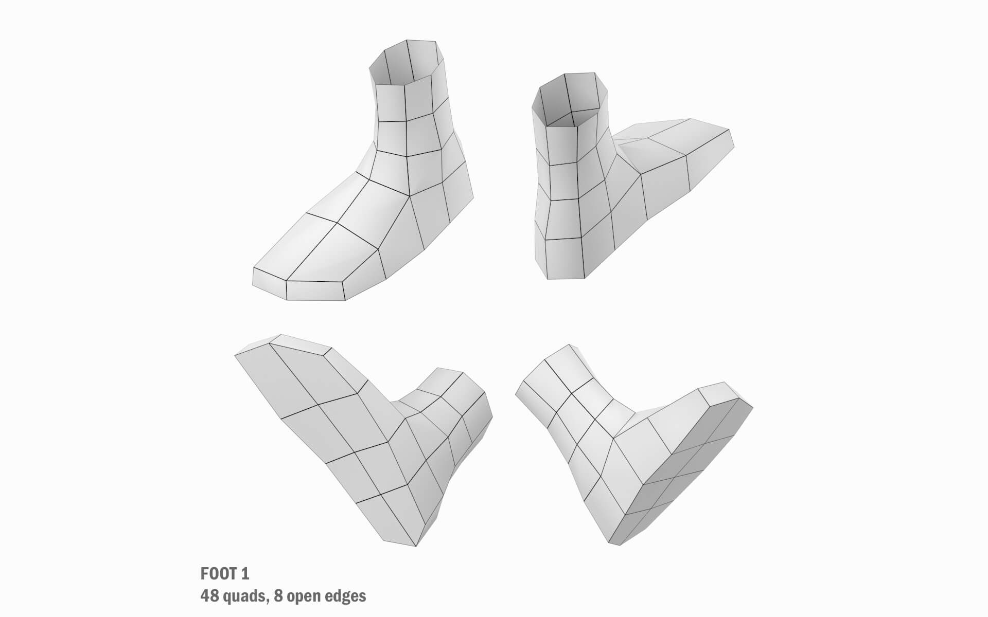 Foot Base Mesh Kit - 3D Model by Valerii-Kaliuzhnyi