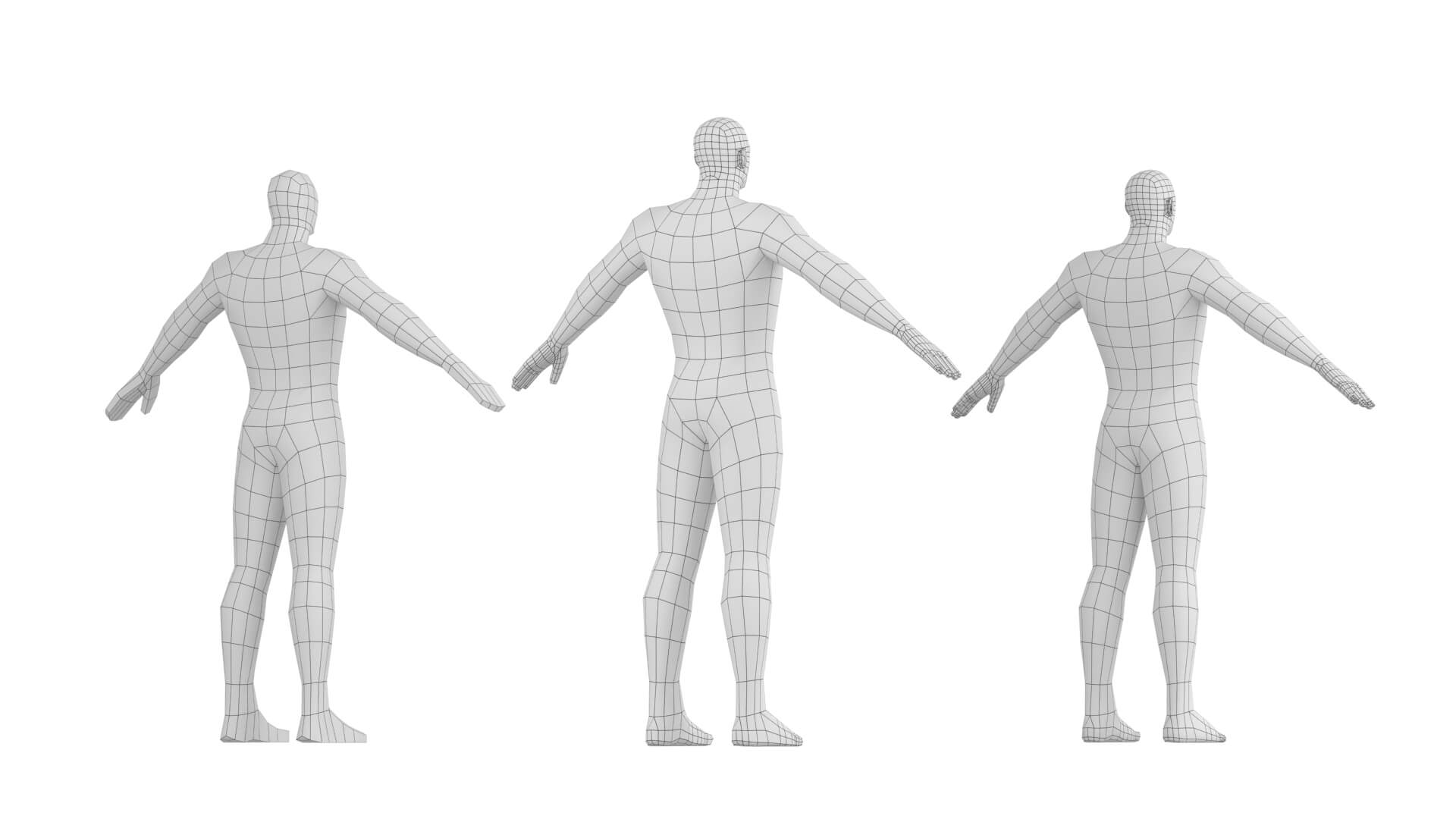 Hero Male in A-Pose Base Mesh 3D Model by Valerii-Kaliuzhnyi