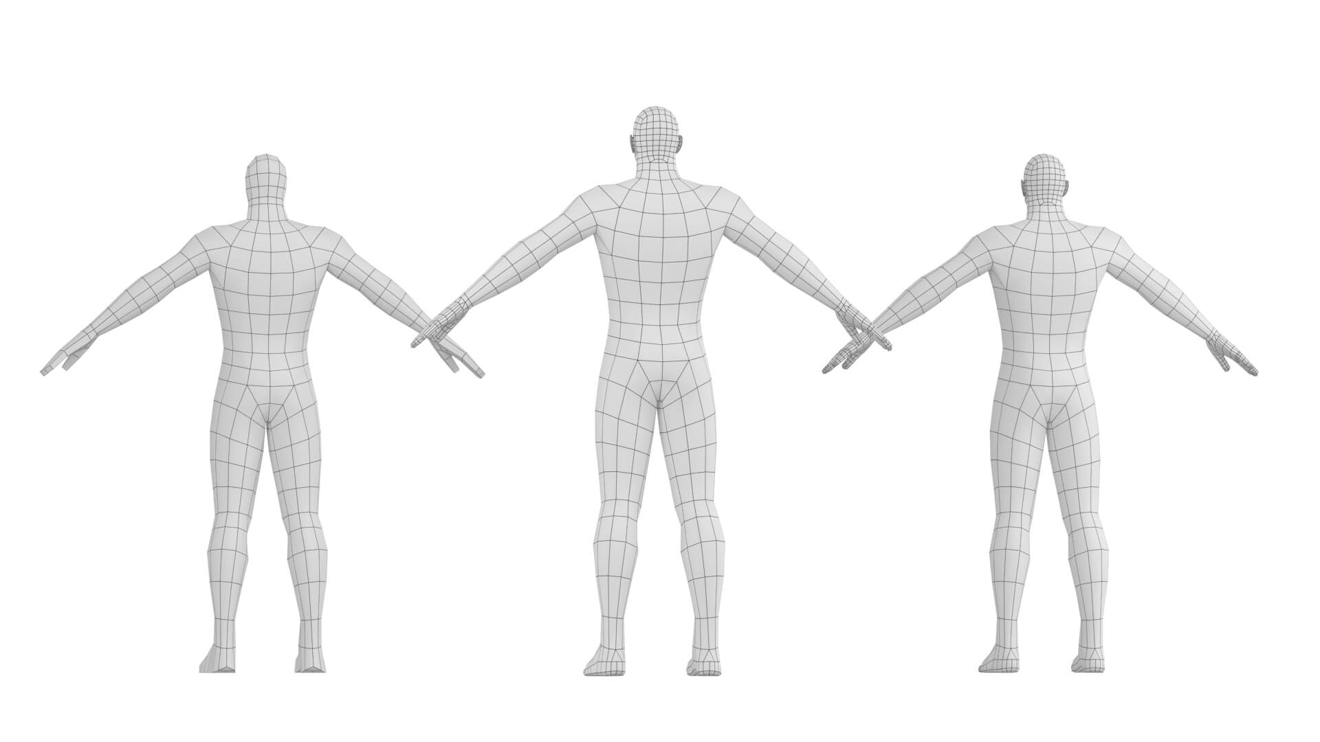Hero Male in A-Pose Base Mesh 3D Model by Valerii-Kaliuzhnyi