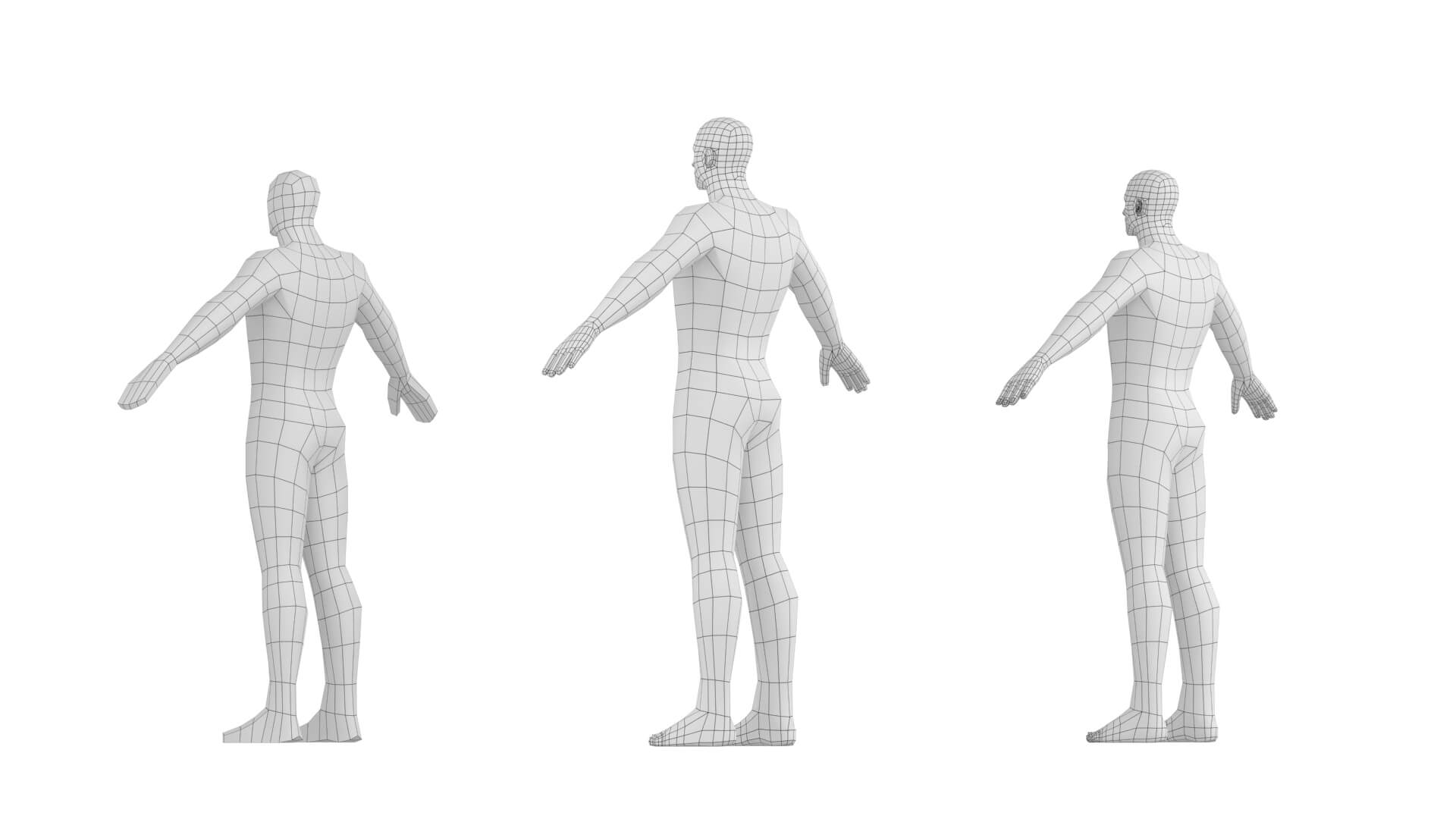 Hero Male in A-Pose Base Mesh 3D Model by Valerii-Kaliuzhnyi