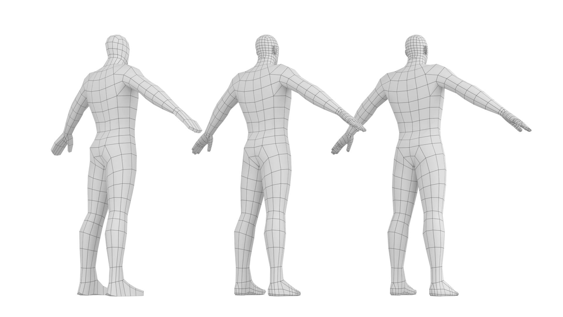 Hero Male in A-Pose Base Mesh 3D Model by Valerii-Kaliuzhnyi