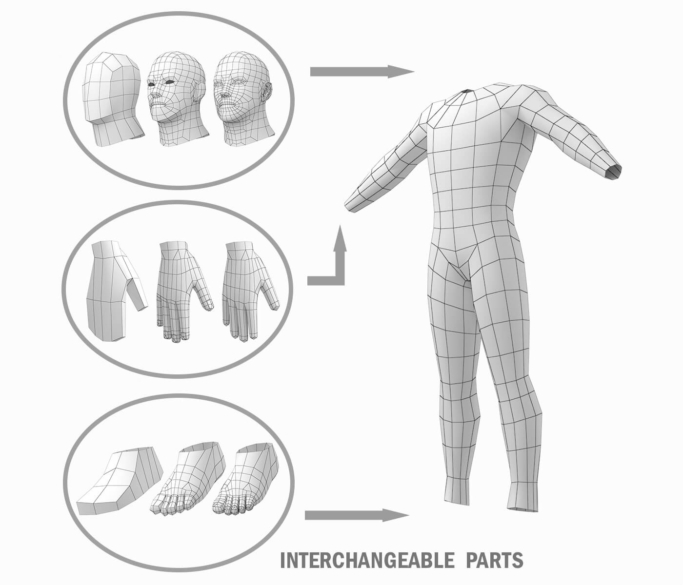 Hero Male in A-Pose Base Mesh 3D Model by Valerii-Kaliuzhnyi