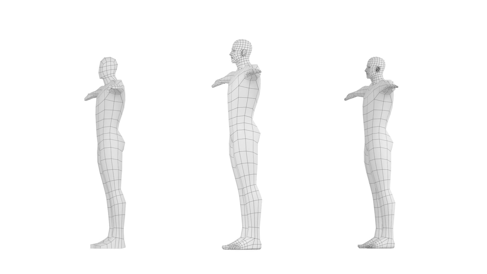 Hero Male in T-Pose Base Mesh 3D Model by Valerii-Kaliuzhnyi