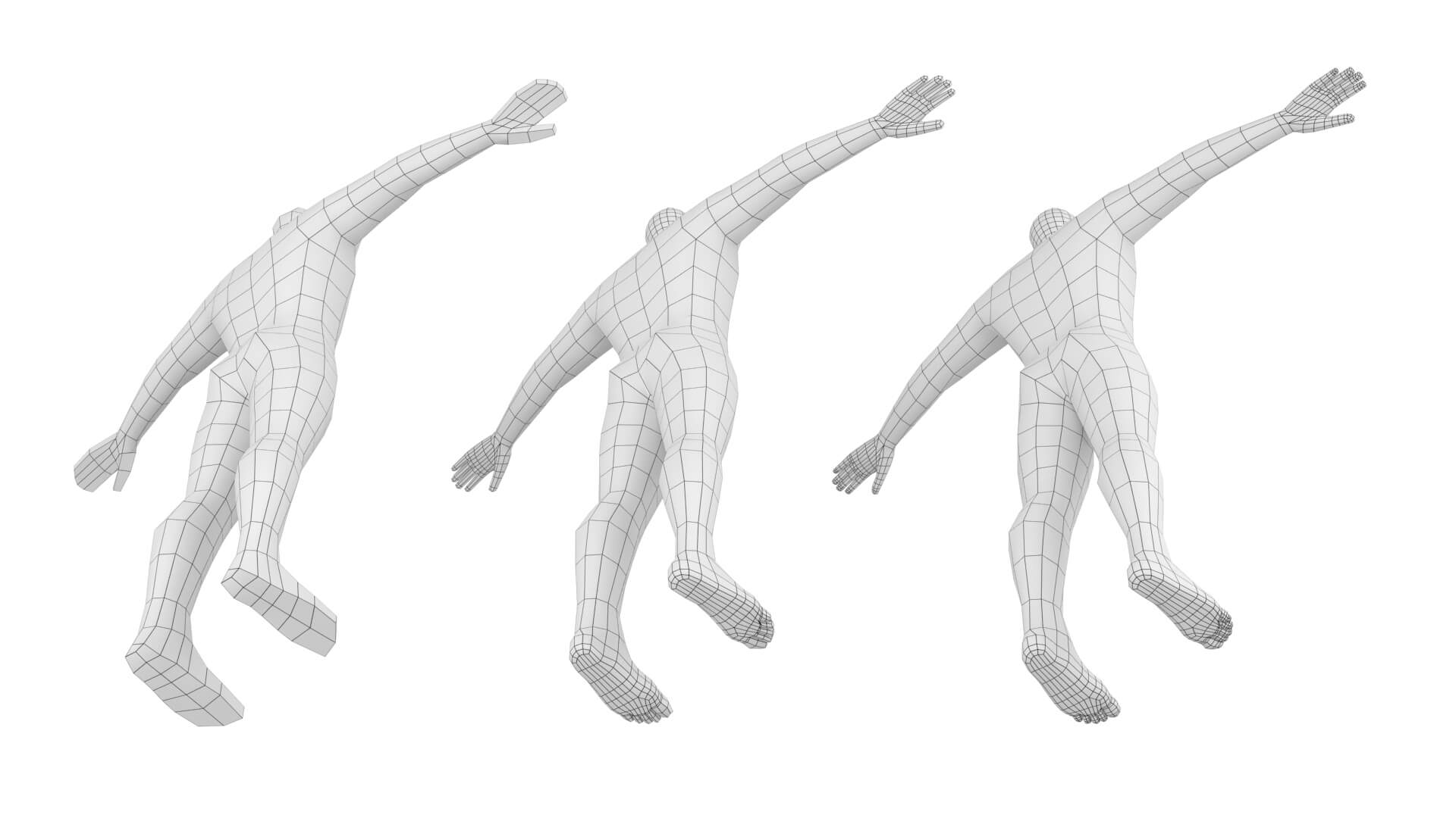 Hero Male in T-Pose Base Mesh 3D Model by Valerii-Kaliuzhnyi