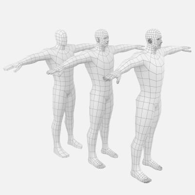 Male T Pose Reference