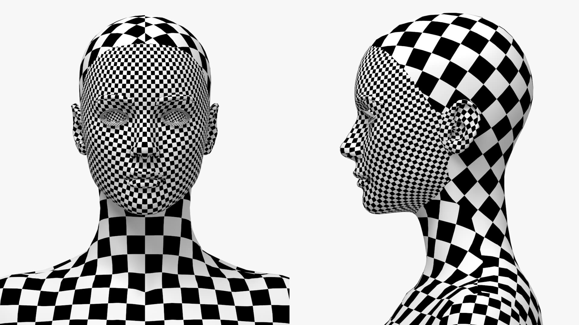 Natural Female 01 A-Pose Base Mesh 3D Model by Valerii-Kaliuzhnyi