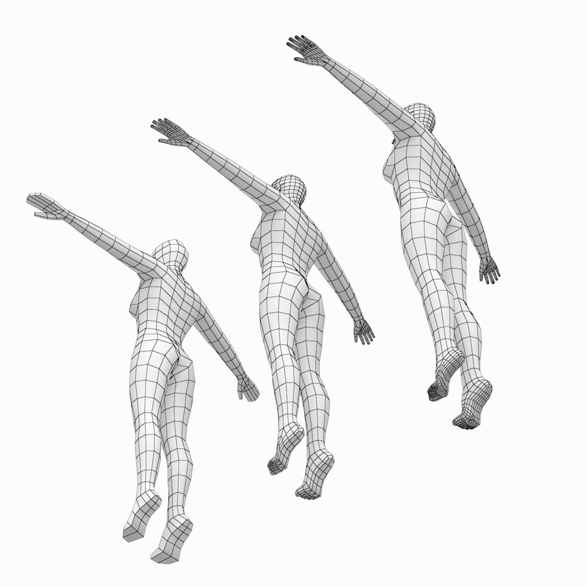 Natural Female and Male Base Mesh Super Bundle - 3D Model by Valerii ...