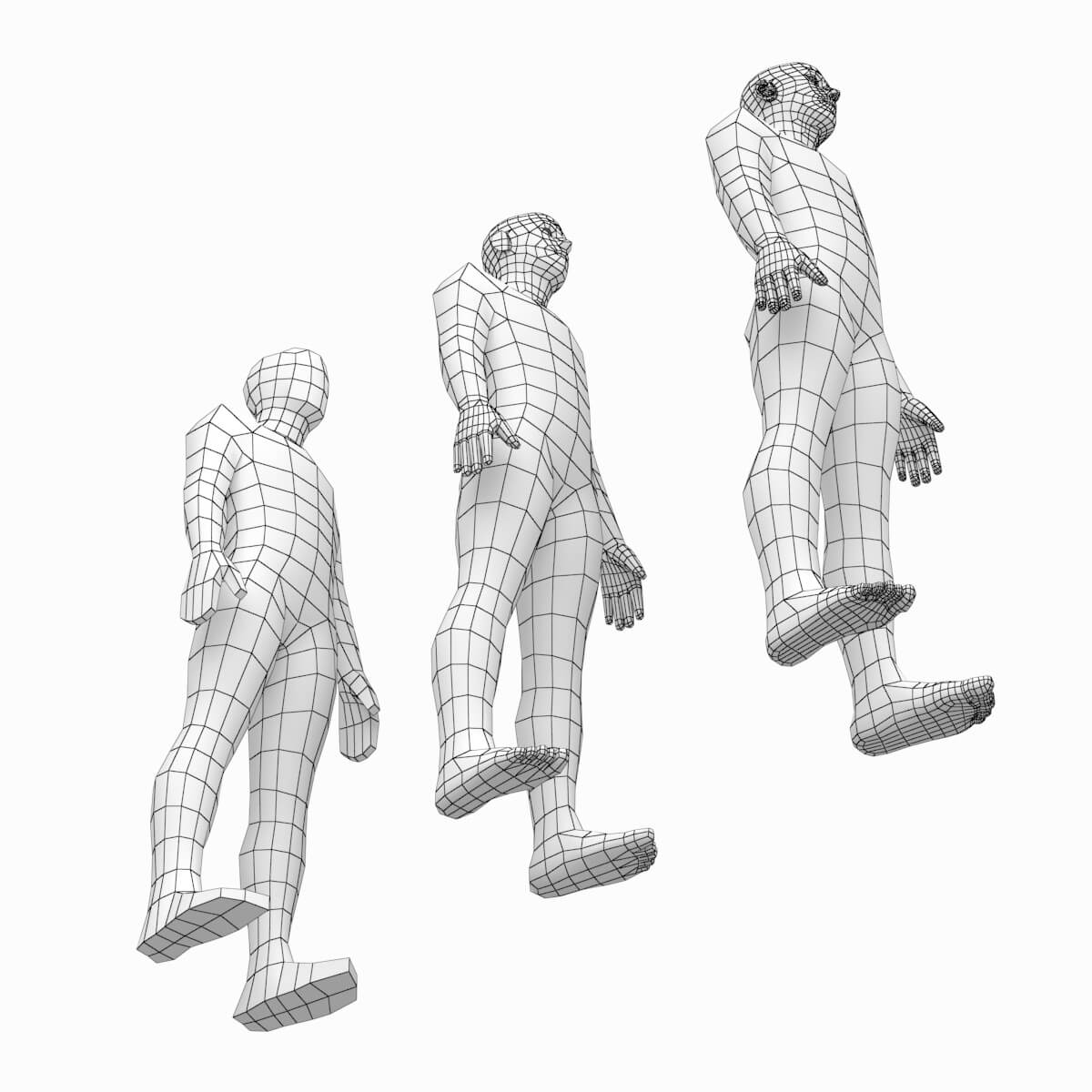 Natural Female and Male Base Mesh Super Bundle - 3D Model by Valerii ...