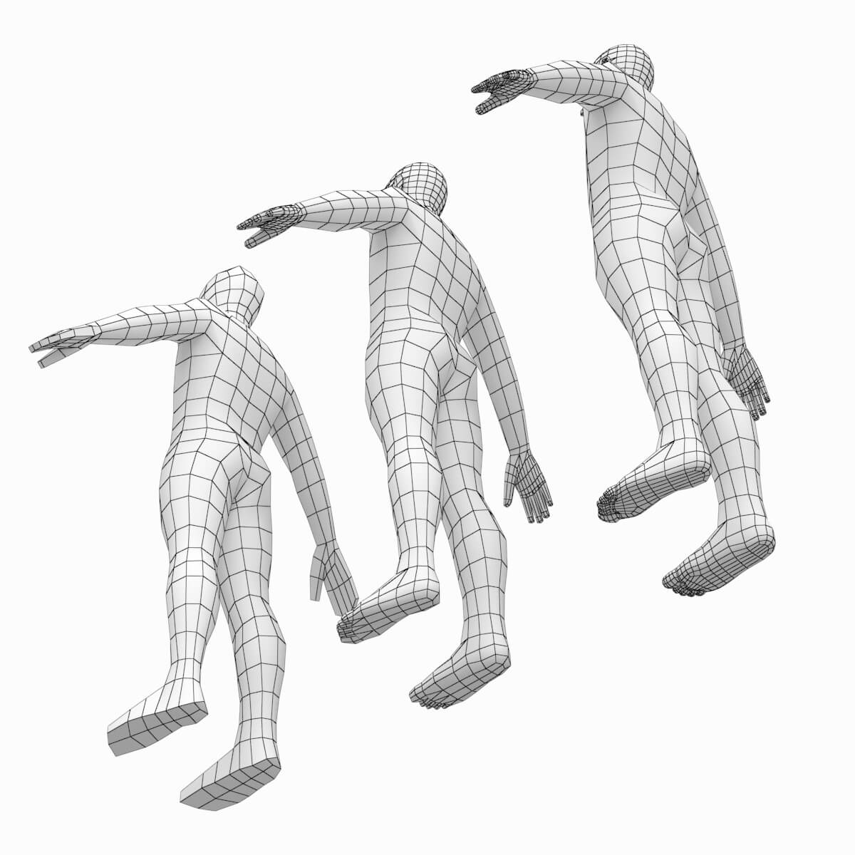 Natural Female and Male Base Mesh Super Bundle - 3D Model by Valerii ...