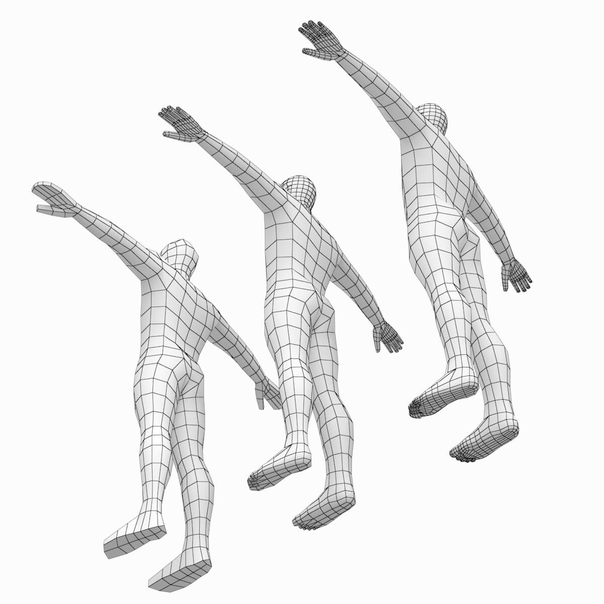 Natural Female and Male Base Mesh Super Bundle - 3D Model by Valerii ...