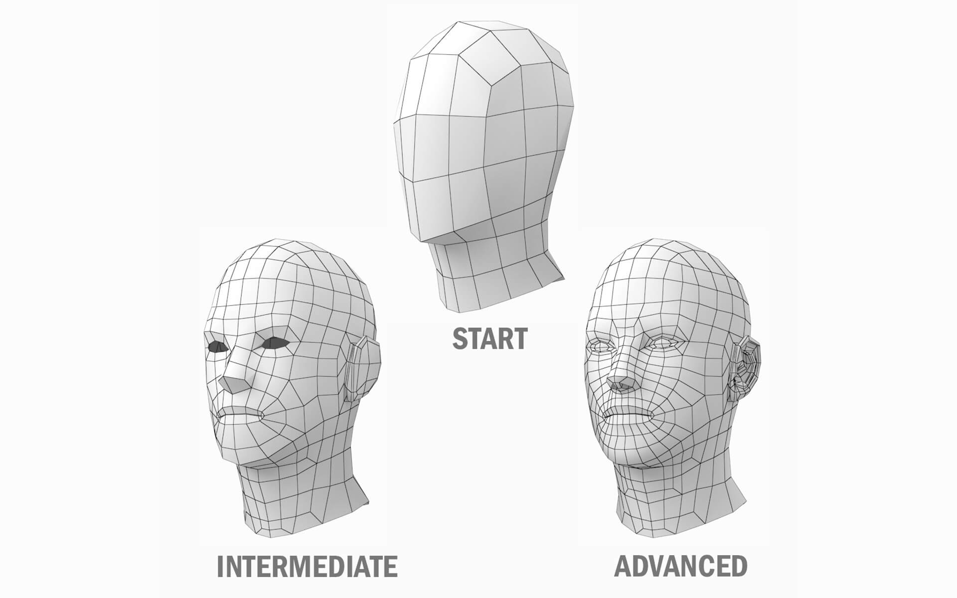 Natural Female and Male in Rest Pose Base Mesh Bundle - 3D Model by ...