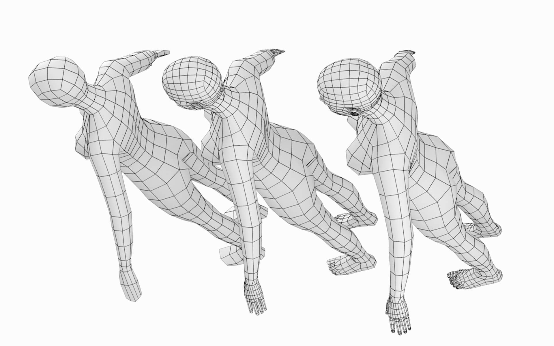 Natural Female in A-Pose Base Mesh 3D Model by Valerii-Kaliuzhnyi