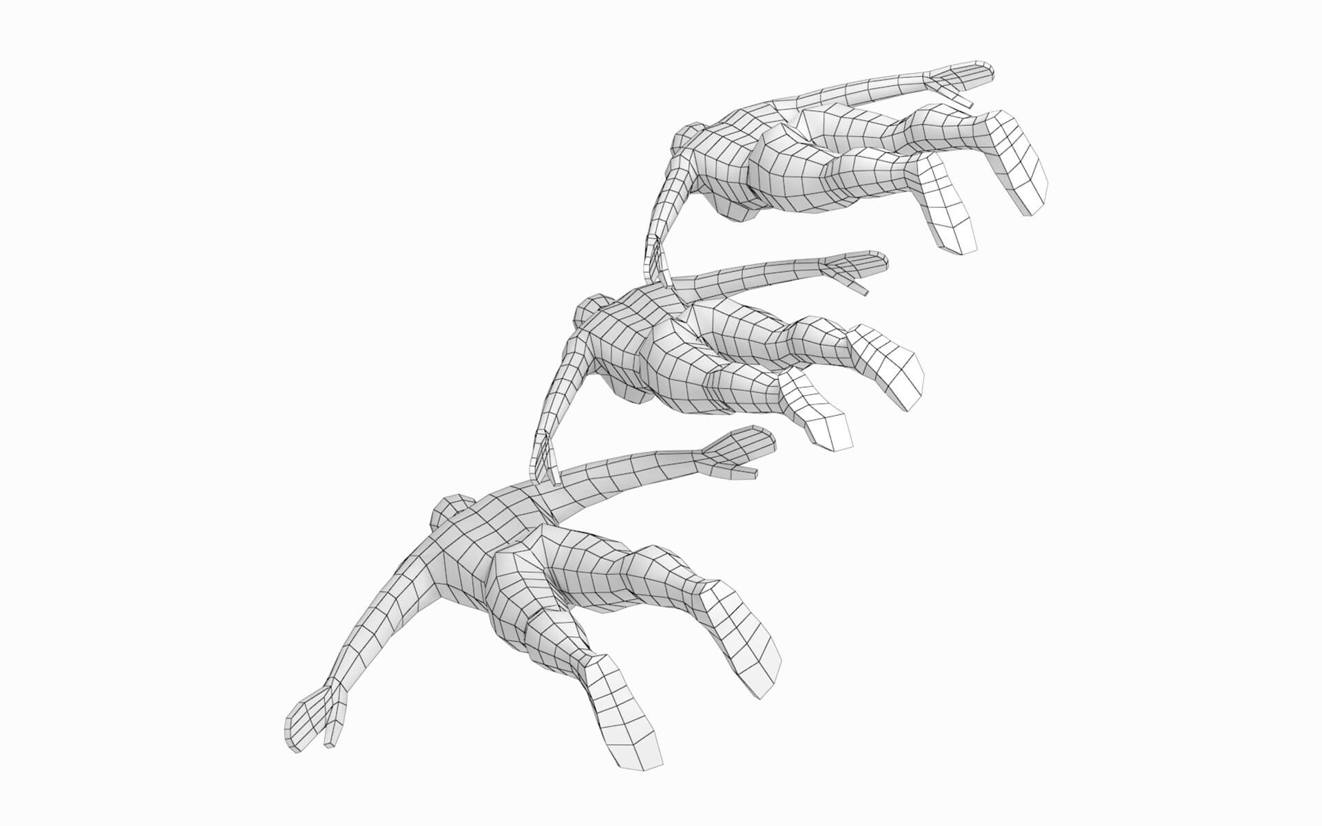 Natural Female and Male Base Mesh in A-Pose 3D Model by Valerii-Kaliuzhnyi